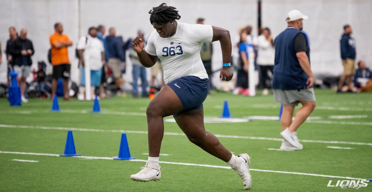 Penn State OL Commit Roseby Lubintus Camp Clips Stream of General ...