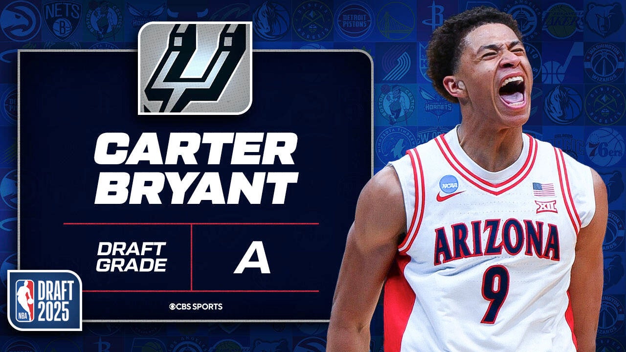 Carter Bryant Selected No. 14 Overall by Spurs | 2025 NBA Draft Grades ...