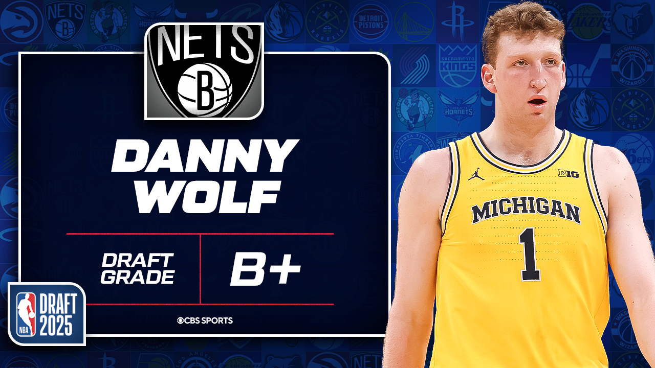 Danny Wolf Selected No. 27 Overall by Nets | 2025 NBA Draft Grades and ...