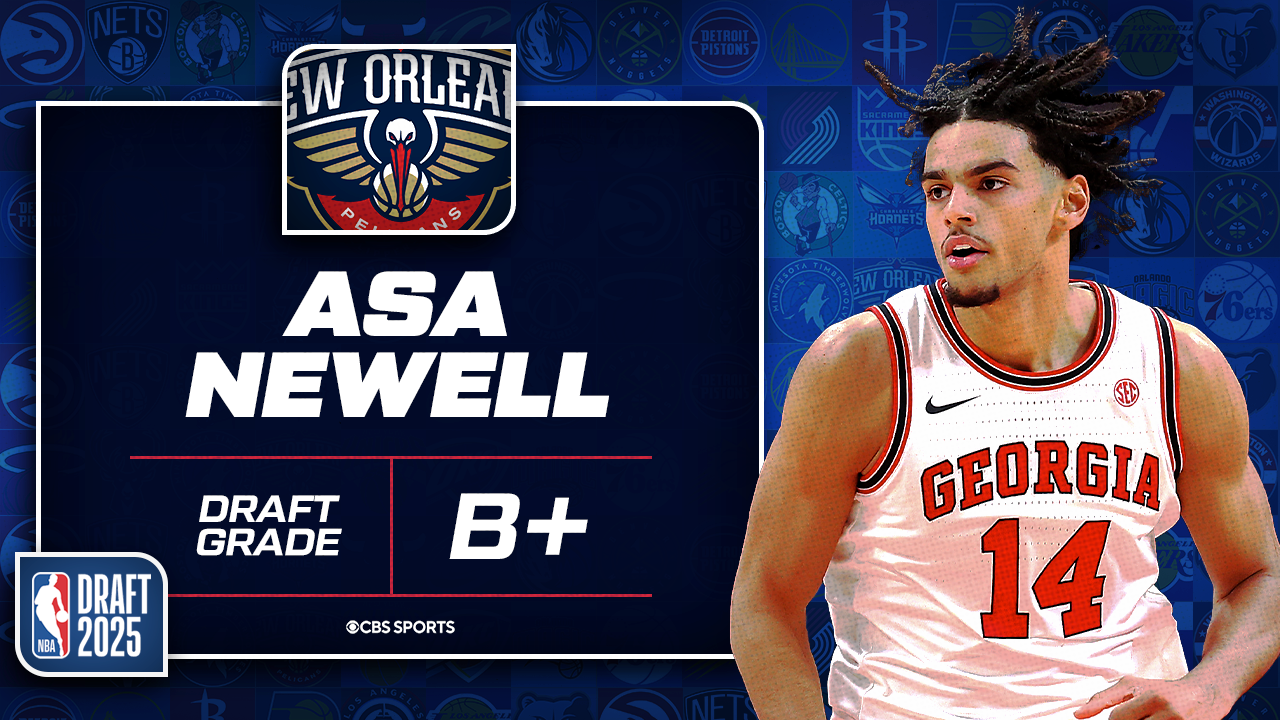 Asa Newell Selected No. 23 Overall by Hawks | 2025 NBA Draft Grades and ...