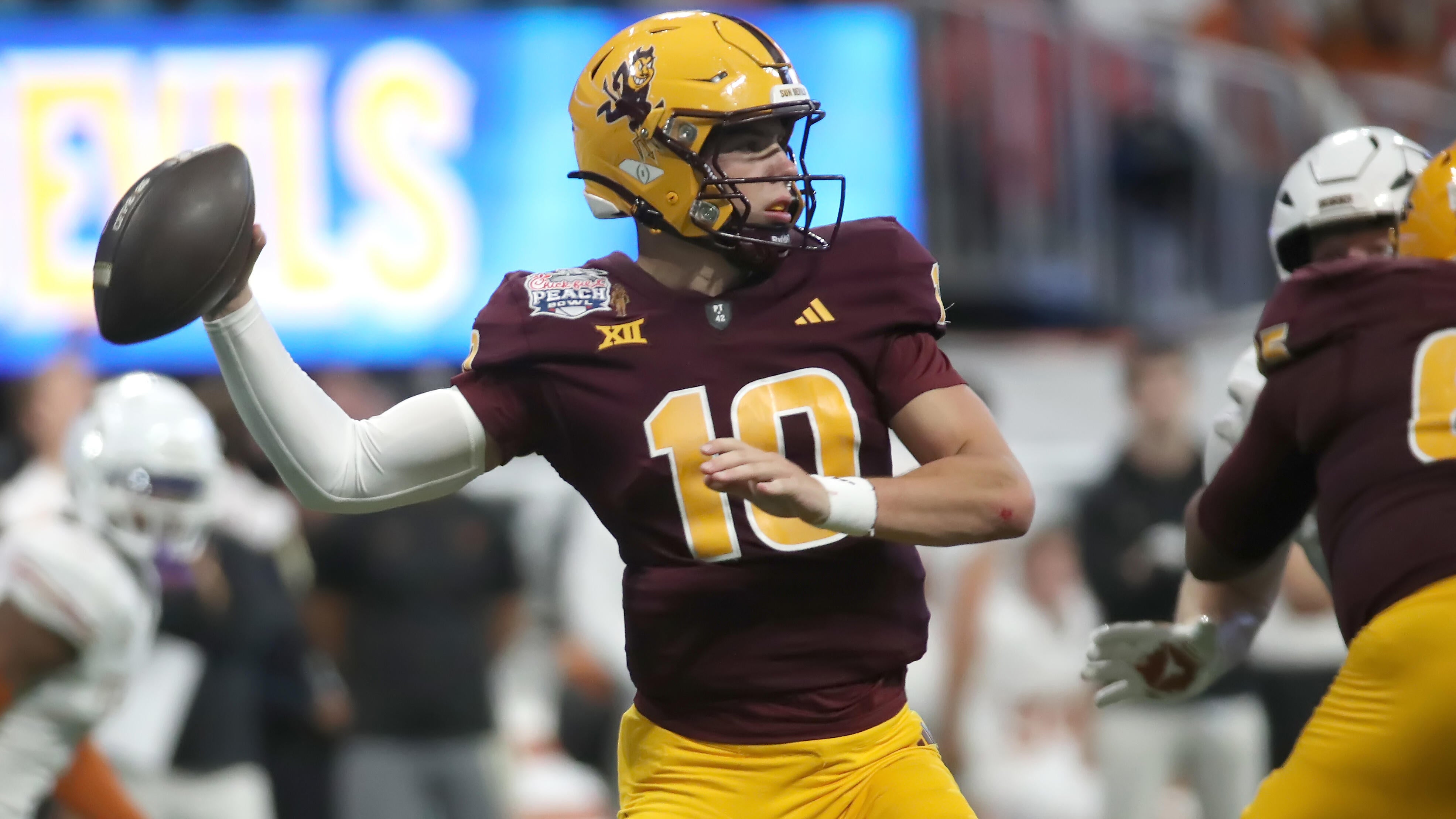 Big 12 Media Days: Arizona St. Offense Led by QB Sam Leavitt Stream of ...