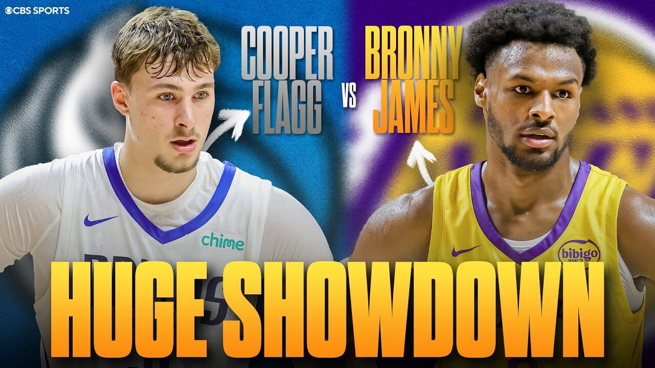 NBA Summer League: Cooper Flagg Debuts Vs. Bronny James Stream of ...