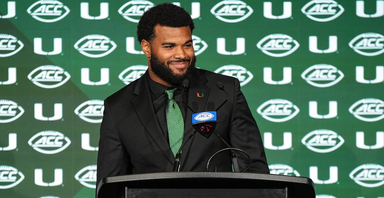 Miami's Akheem Mesidor on improving the defense Stream of General ...