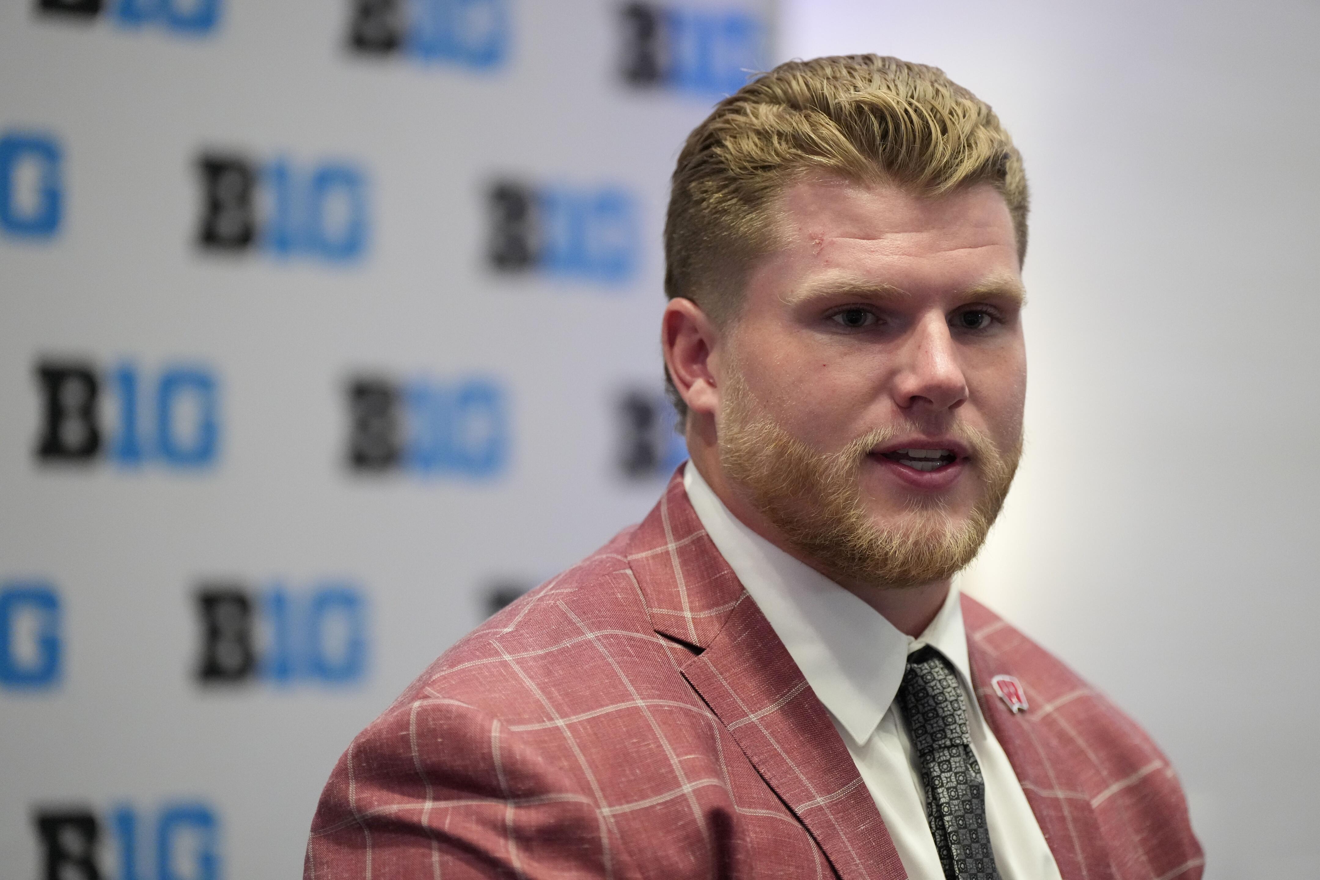Wisconsin OL Jake Renfro 1-on-1 with 247Sports at Big Ten Media Days ...