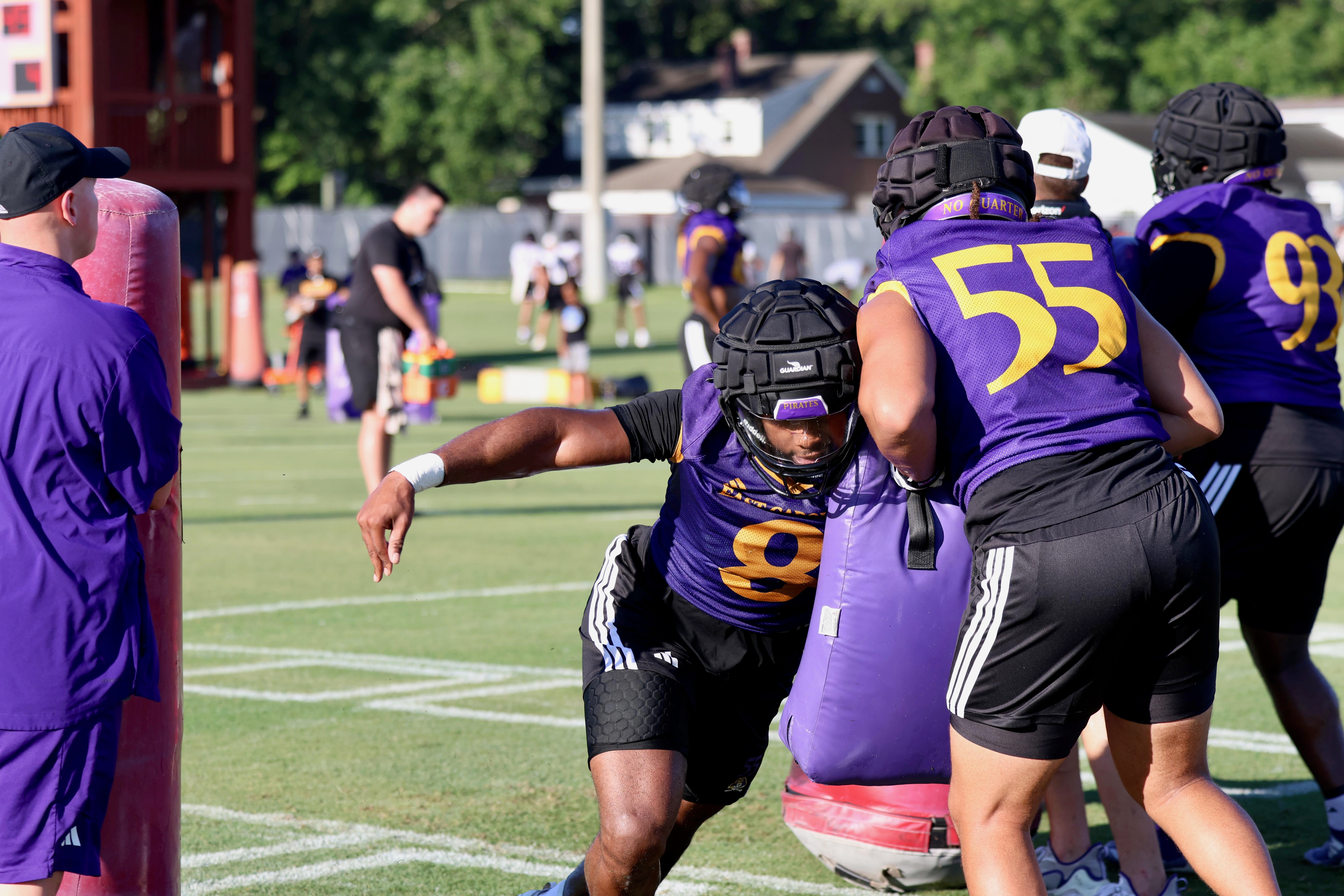 Sights and Sounds: ECU opens 2025 preseason camp Stream of General ...