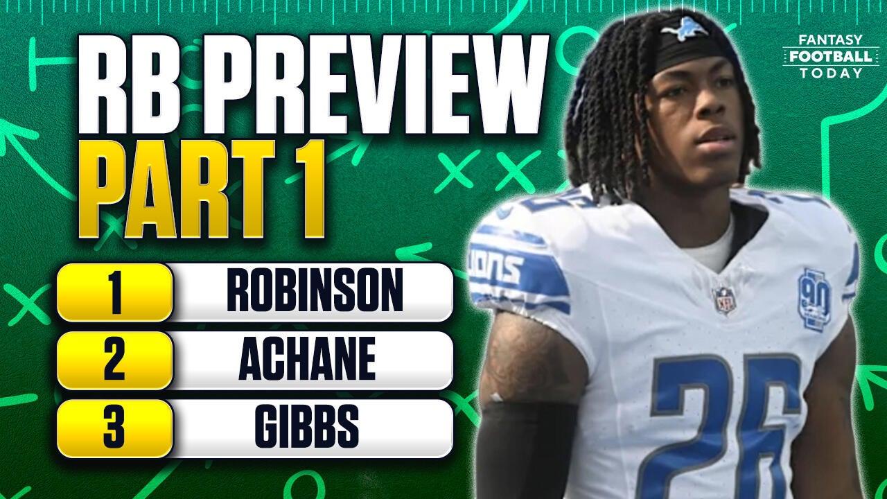 FFT: RB Preview Part 1 (8/5) Stream of National Football League - CBS ...