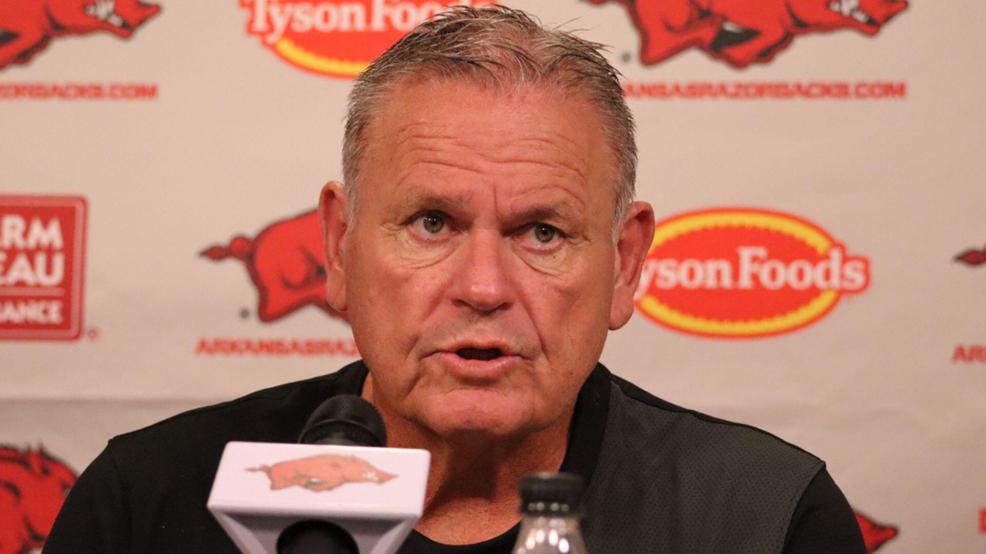 Sam Pittman on scheduling Arkansas State game Stream of General Videos ...