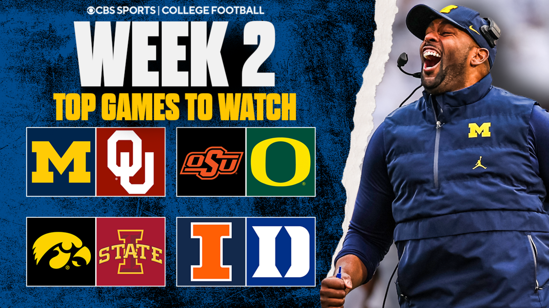 CFB Week 2 Matchups to Watch Stream of General Videos - CBS Sports