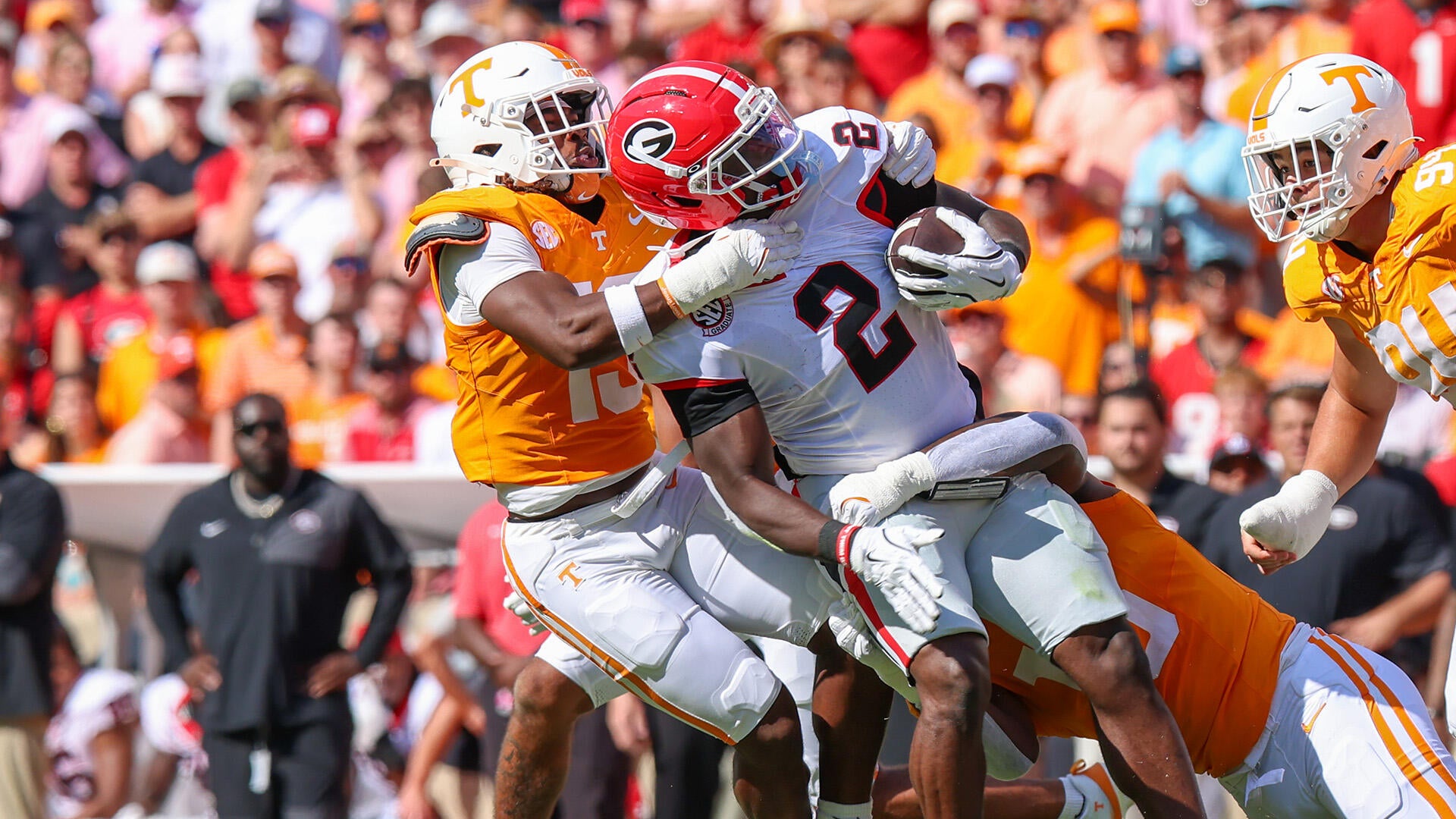 Josh McCray Runs In OT Winner Georgia Improves to 3-0 Stream of General ...