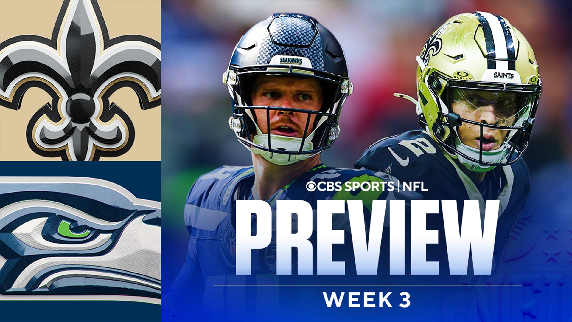 Saints Vs Seahawks Preview With Charles Davis | NFL Week 3 Stream of ...