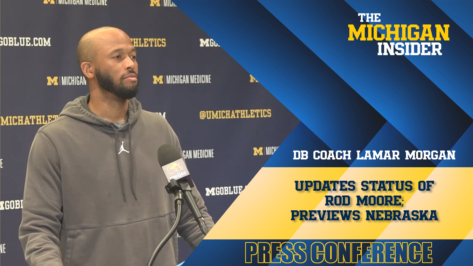 TMI - Michigan Presser - LaMar Morgan updates status of Rod Moore ...
