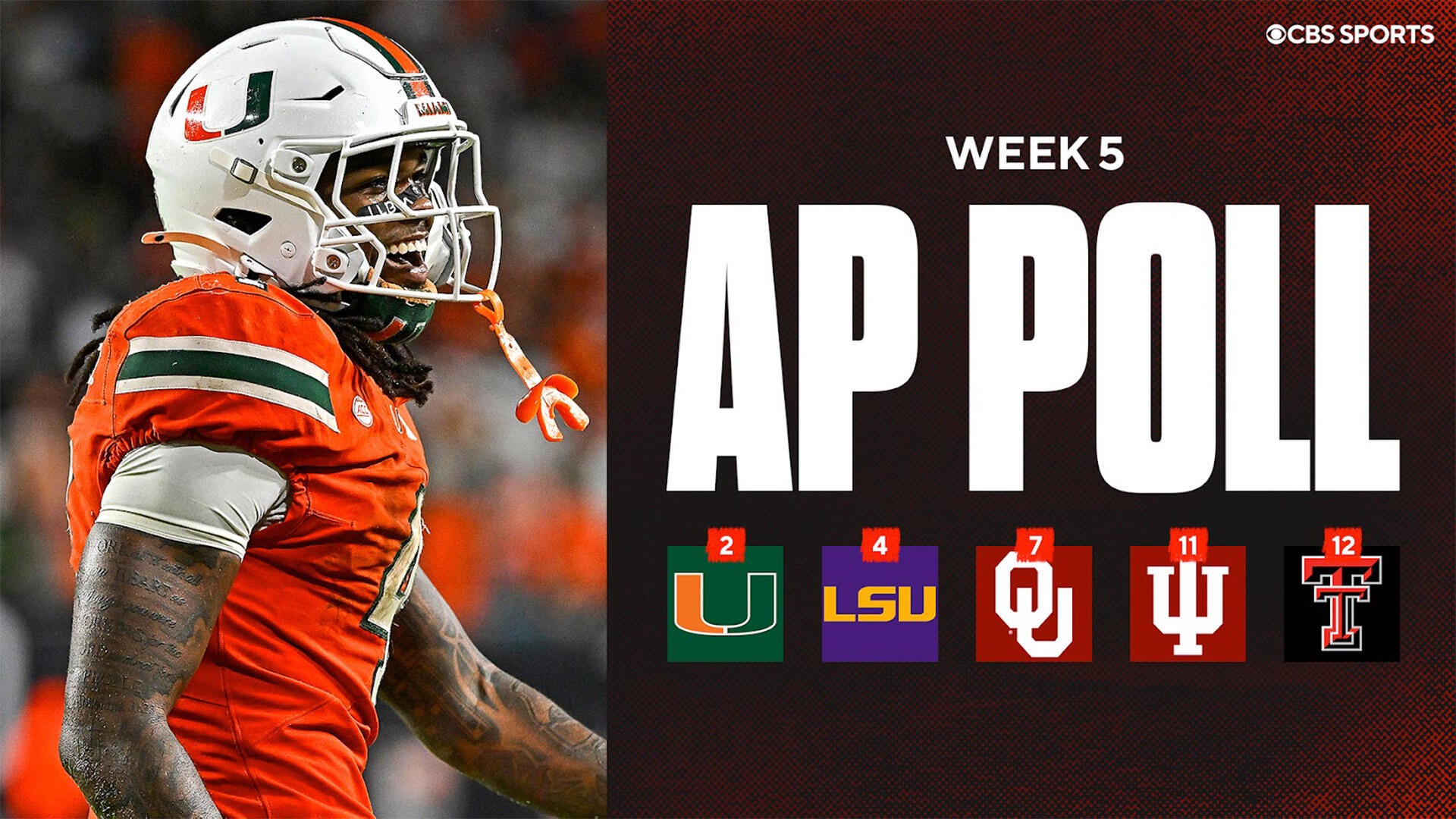 Week 5 AP Poll Rankings Stream of General Videos - CBS Sports