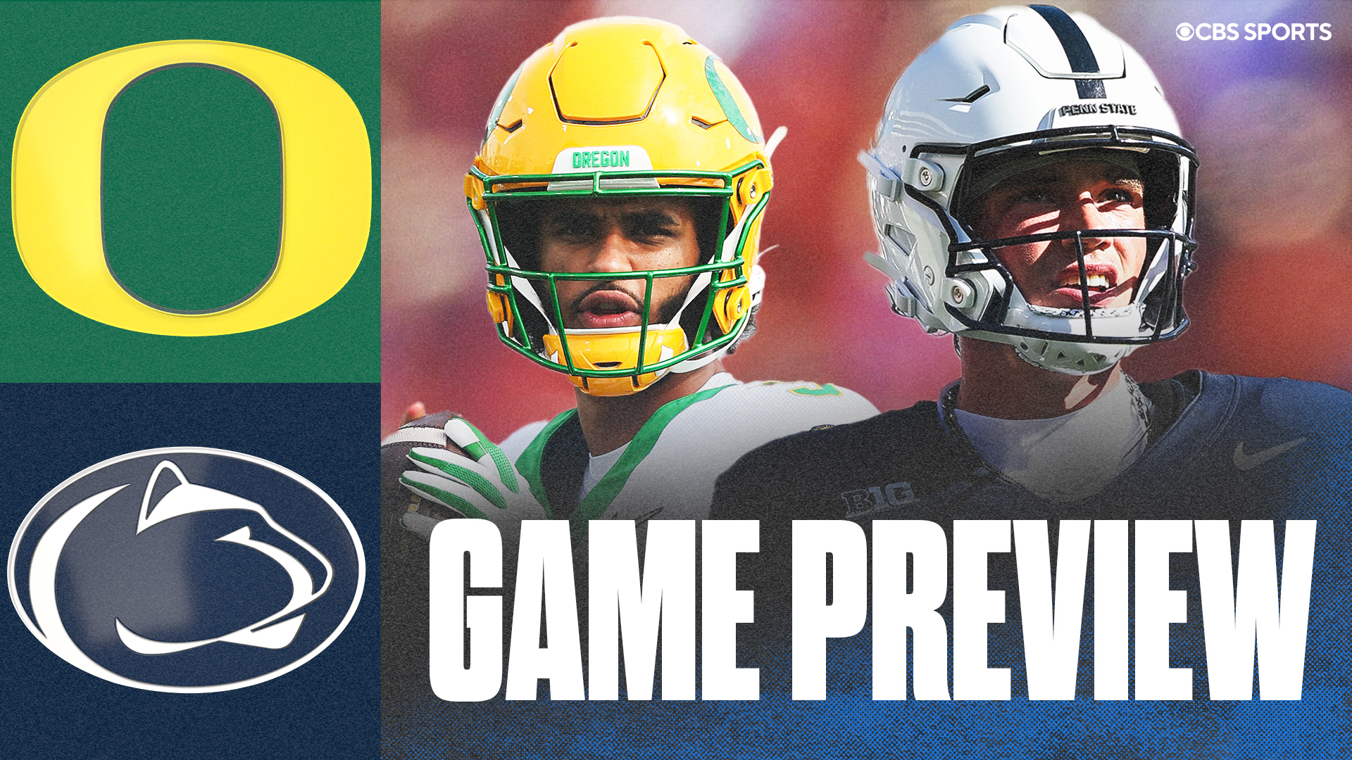 CFB Game Preview: No. 6 Oregon at No. 3 Penn State Stream of General ...