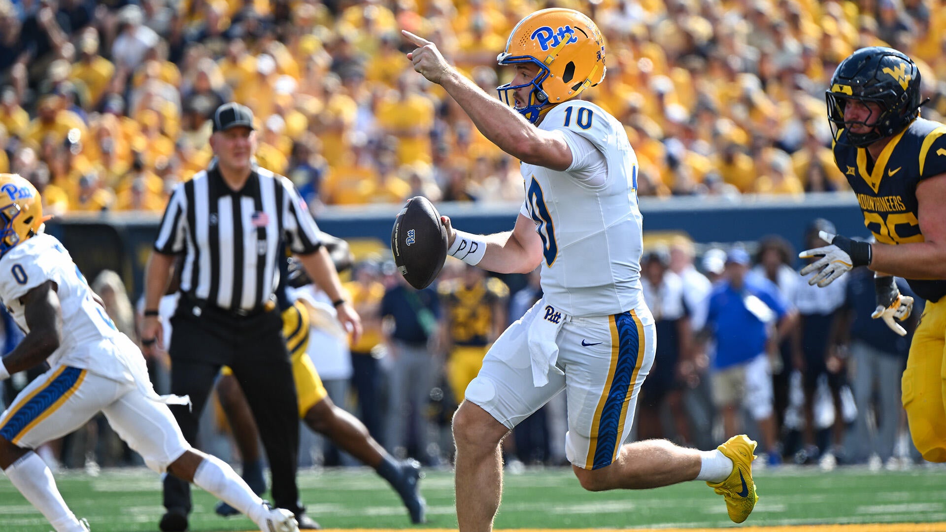 Pitt HC Pat Narduzzi says QB Eli Holstein needs to make "big-time plays ...