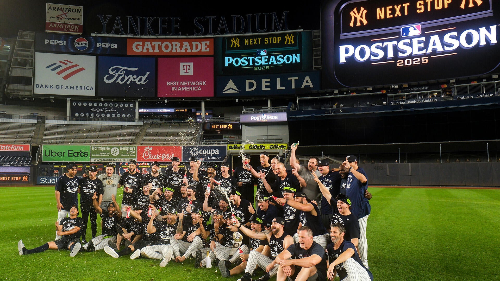 Yankees Clinch Playoff Berth Stream of Major League Baseball - CBS Sports