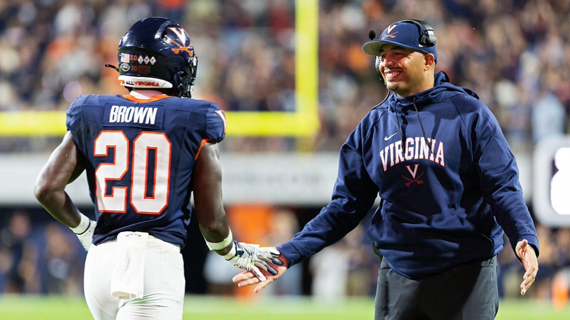 Virginia coach Tony Elliott on the atmosphere at Scott stadium:'That's ...