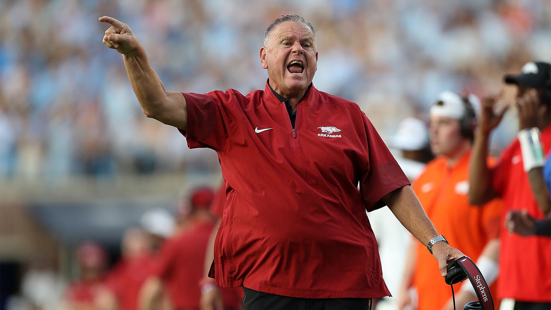 Arkansas Head Coach Sam Pittman Gets Fired Stream of General Videos ...