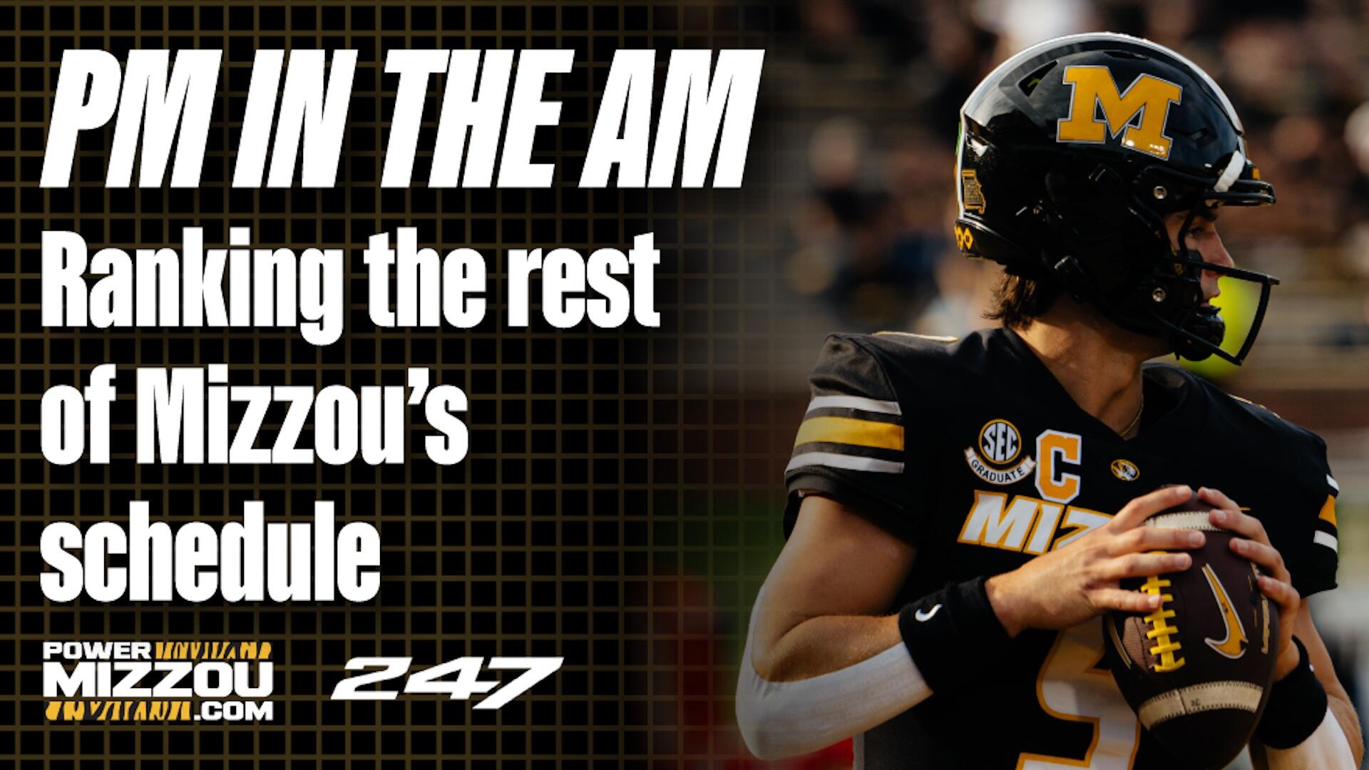 Ranking Mizzou's remaining schedule by difficulty Stream of General ...