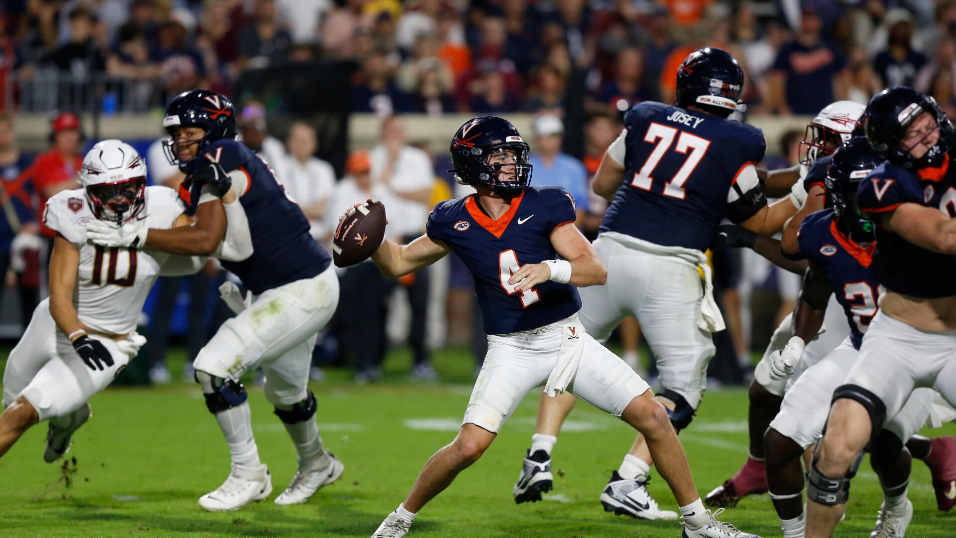 Virginia's Terry Heffernan is doing hero's work on the UVA offensive ...