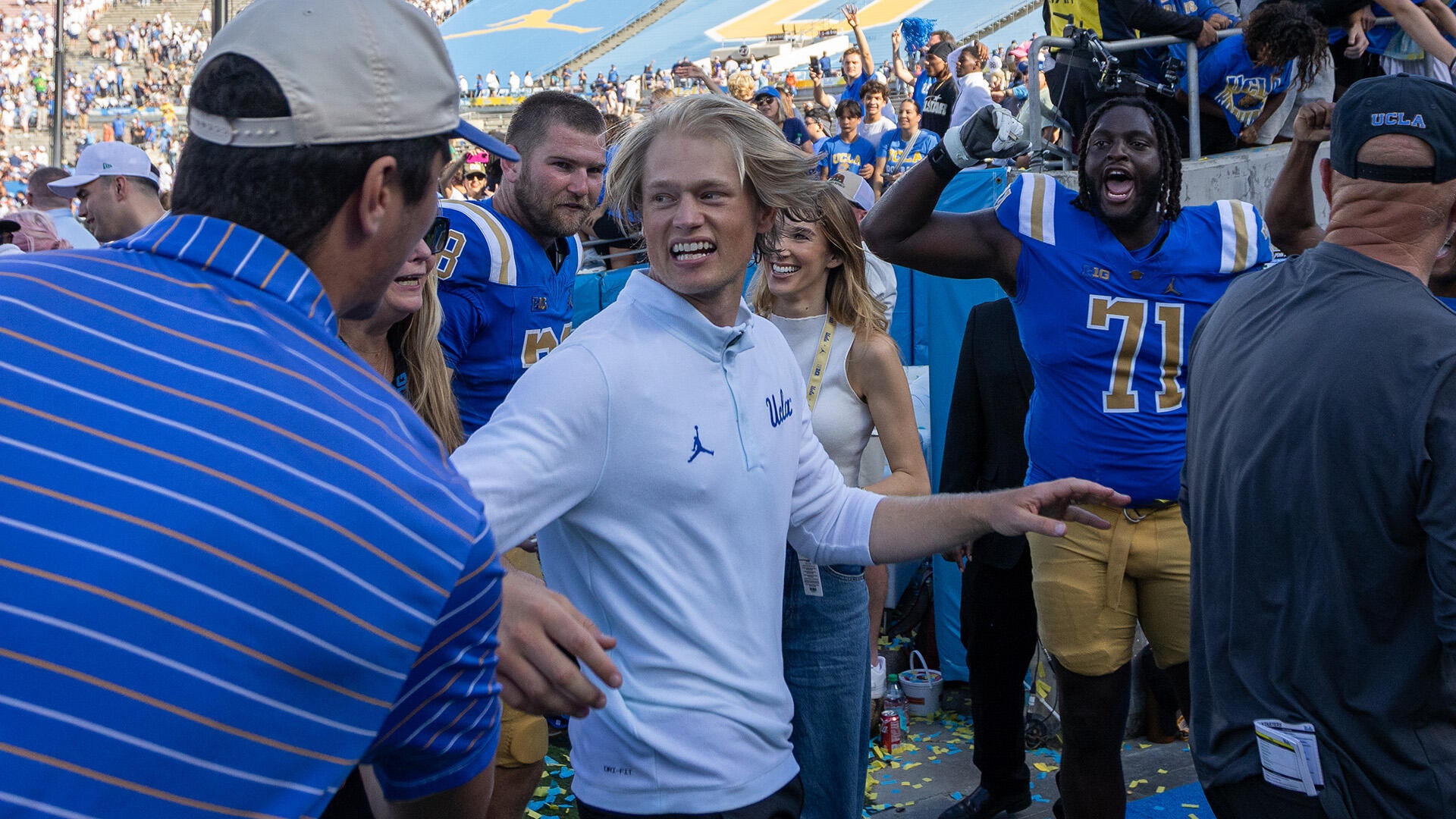 SIMPLY AWESOME: Check out Rick Neuheisel's reaction to his son helping ...
