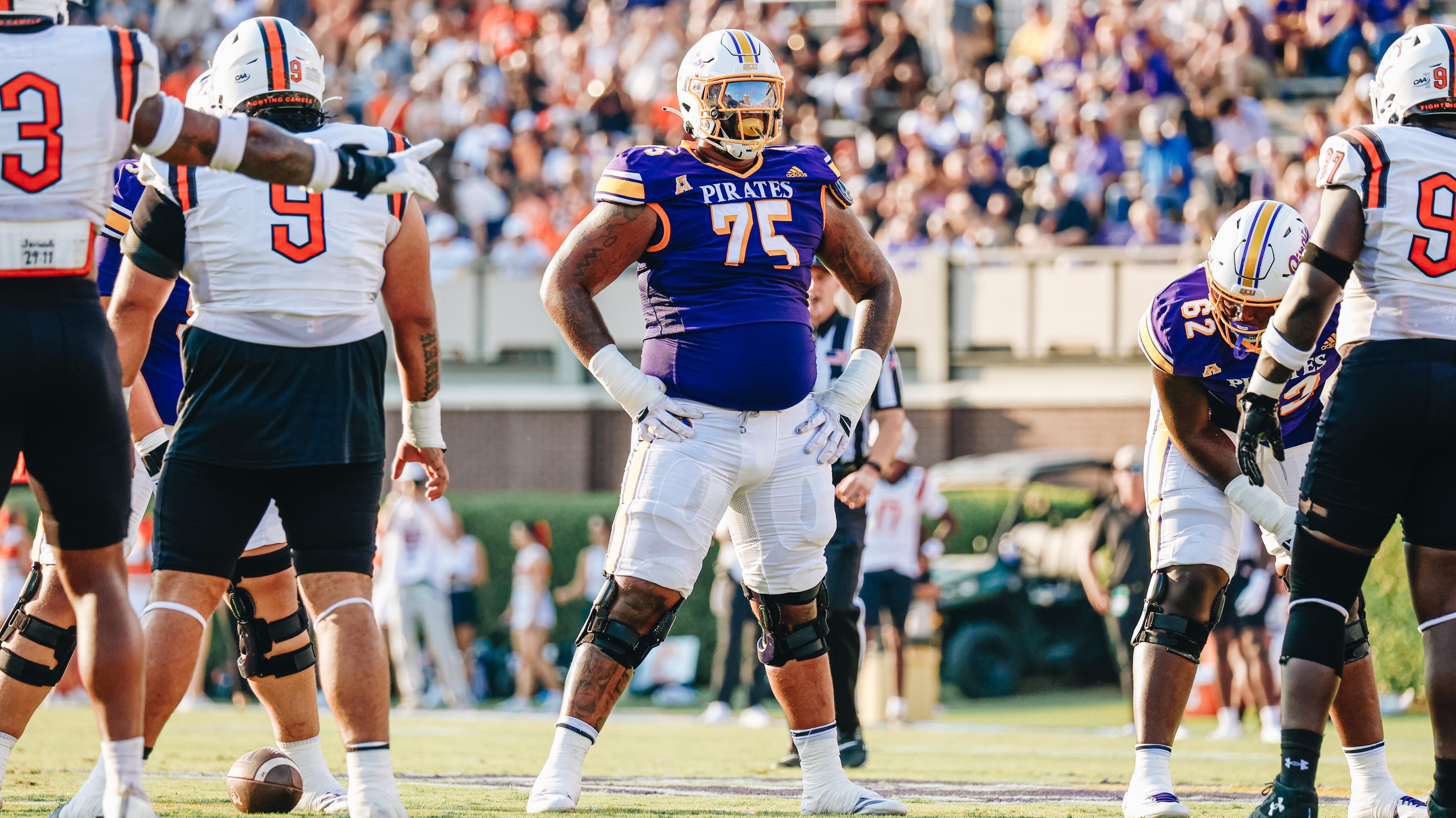 OL Kyle Long on the start to his first year at ECU, upcoming Tulane ...