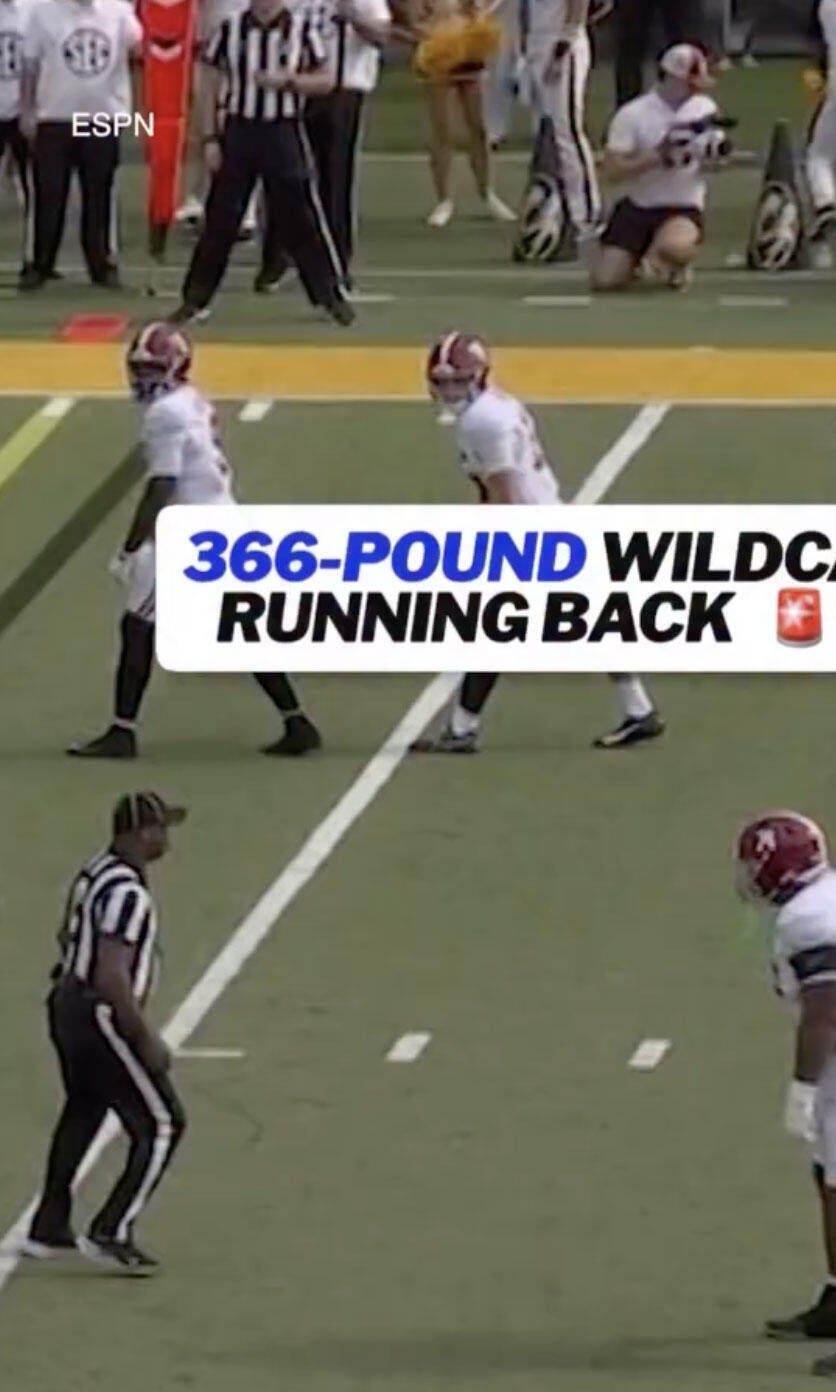 Bama's 366-pound running back Stream of General Videos - CBS Sports
