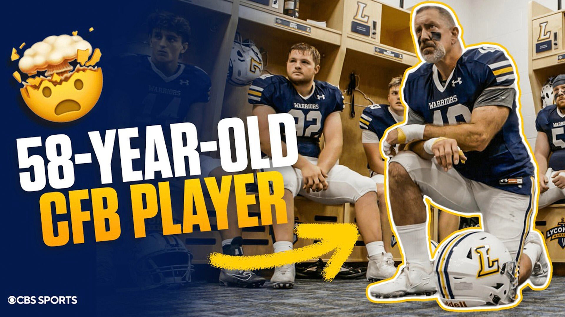 58-Year-Old Freshman Walks Onto College Football Team to Fulfill ...