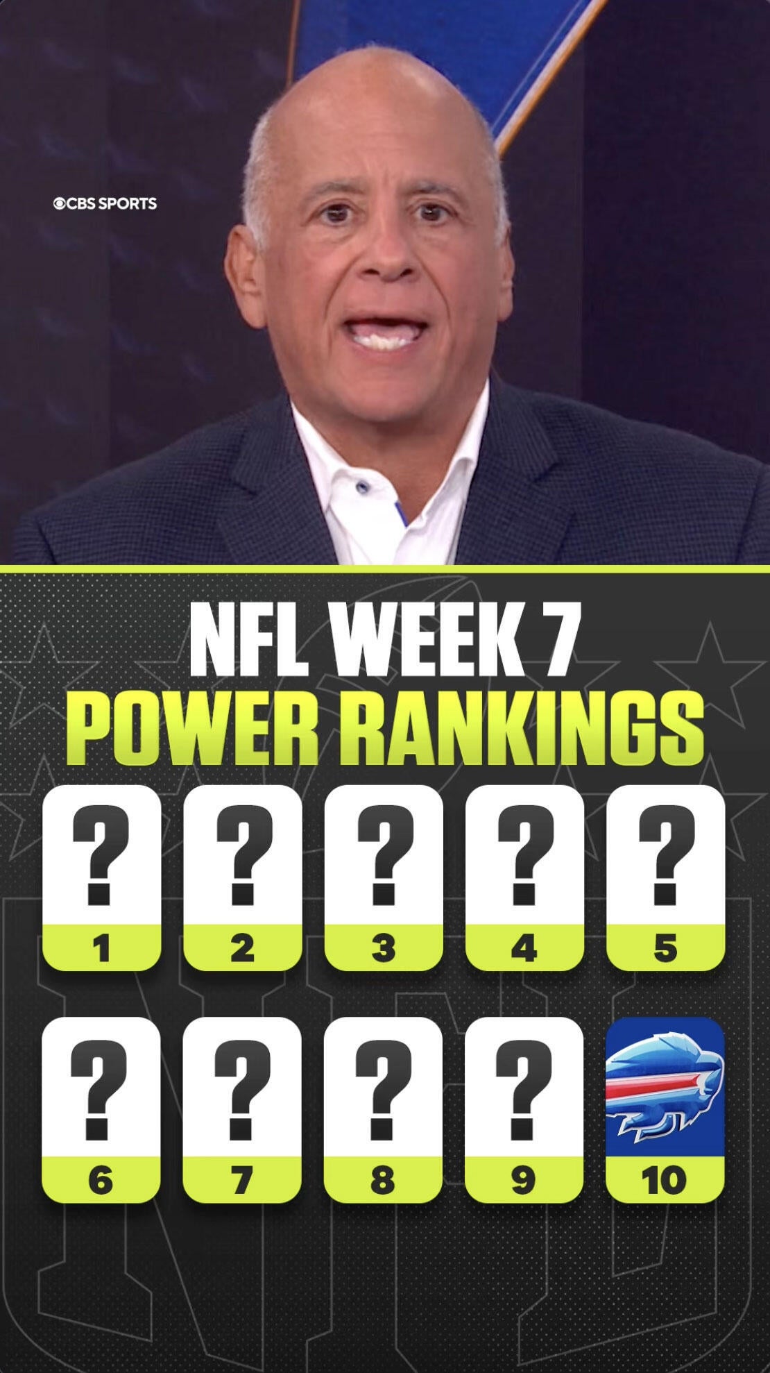 NFL Week 7 Power Rankings Stream of National Football League - CBS Sports