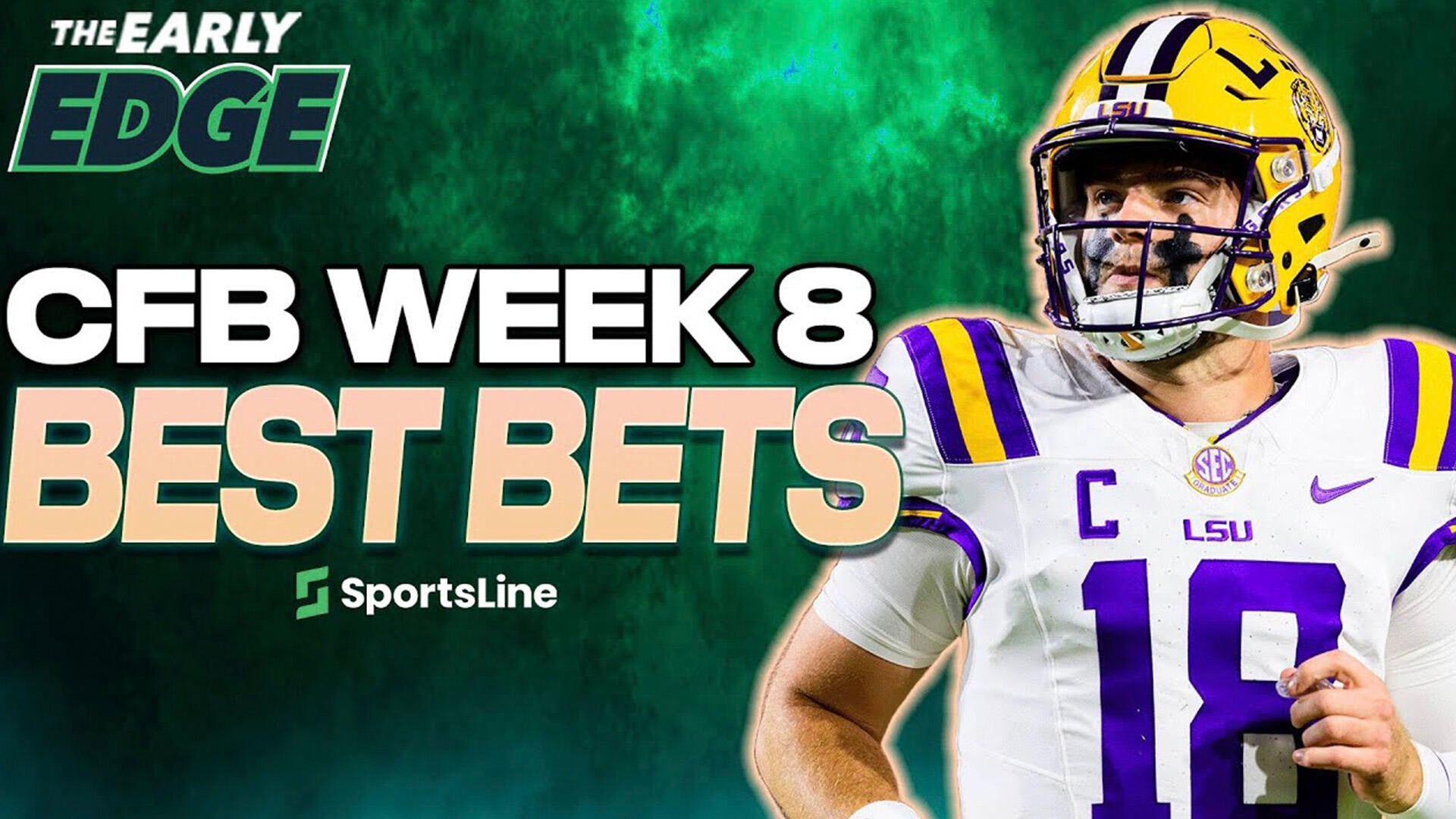College Football Week 8 BEST BETS! | The Early Edge Stream of General ...