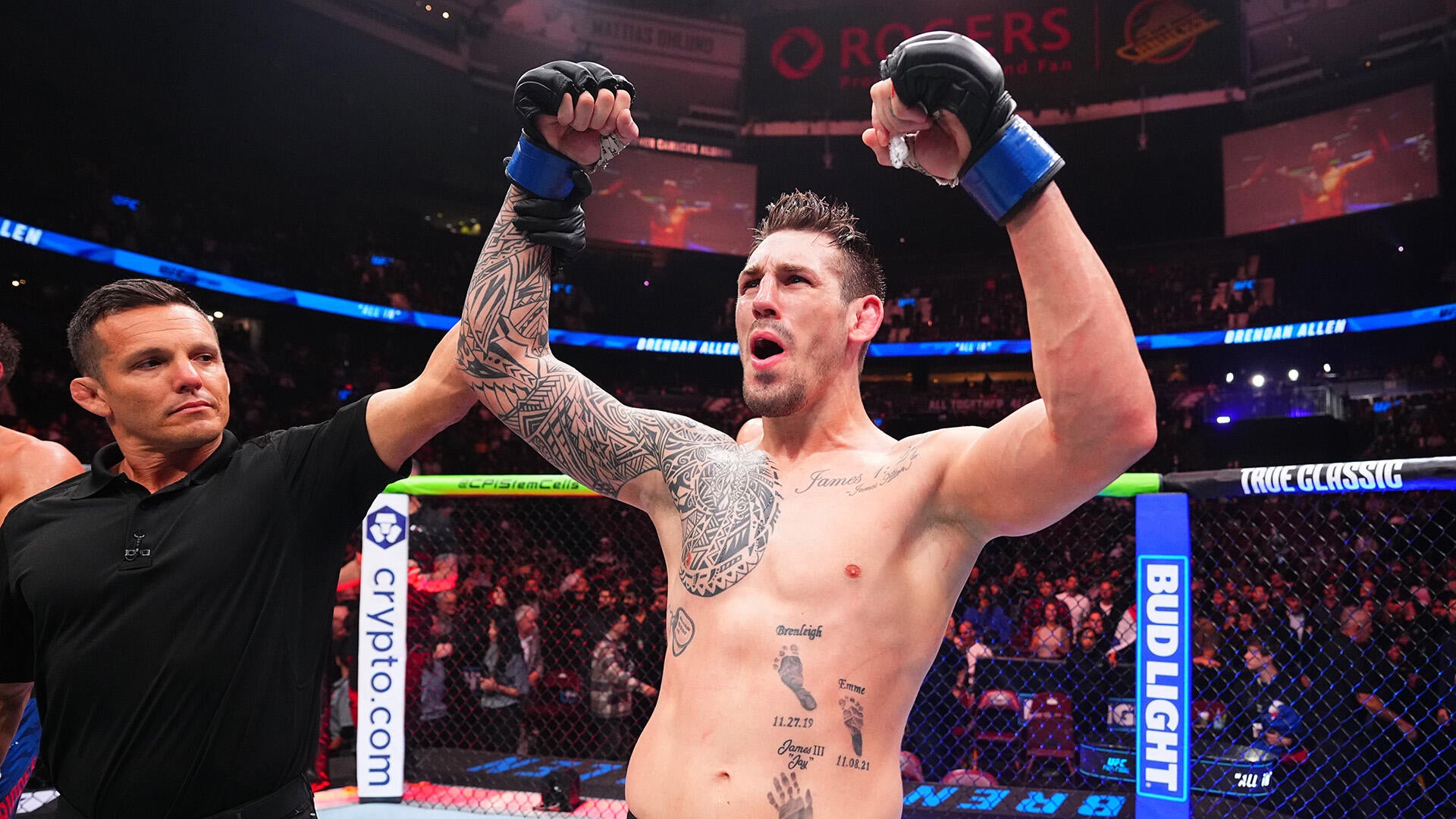 UFC Fight Night: Allen Defeats de Ridder Via Round 4 TKO Stream of MMA ...