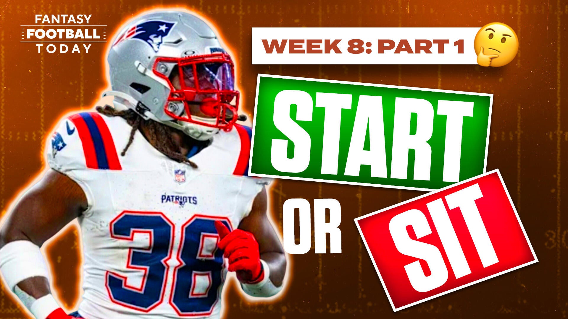 FFT: Week 8 Starts & Sits Part 1 (10/23) Stream of National Football League - CBS Sports