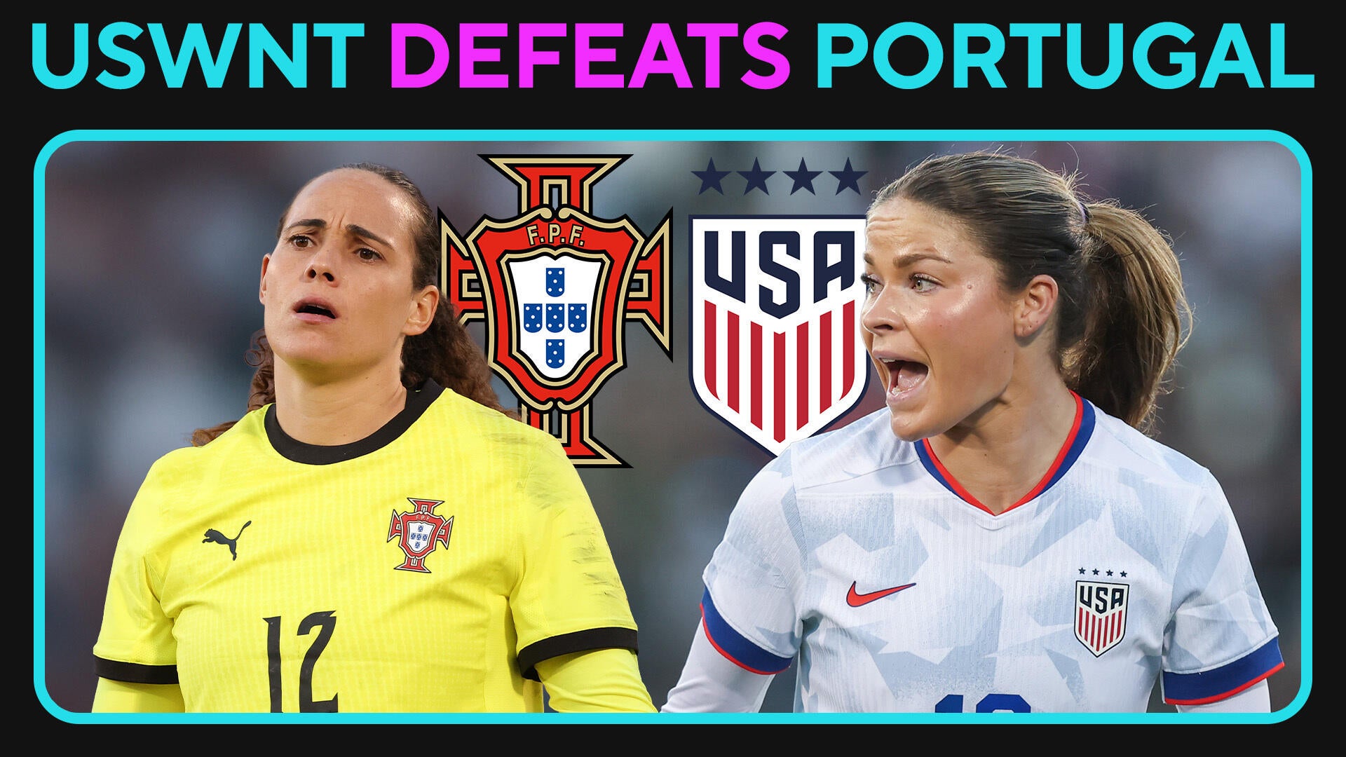 USWNT takes down Portugal | Olivia Moultrie brace, Sam Coffey seals it ...