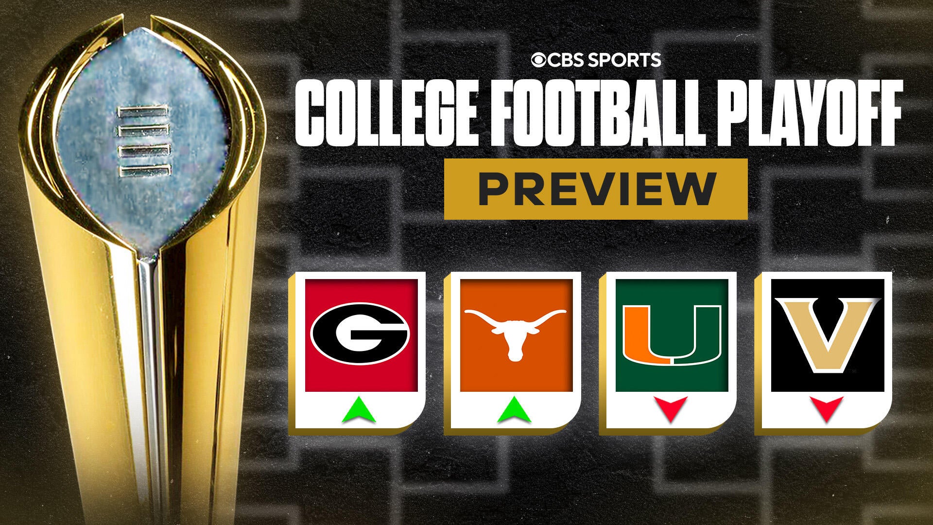 College Football Playoff Rankings Lookahead Stream of NCAA Football ...