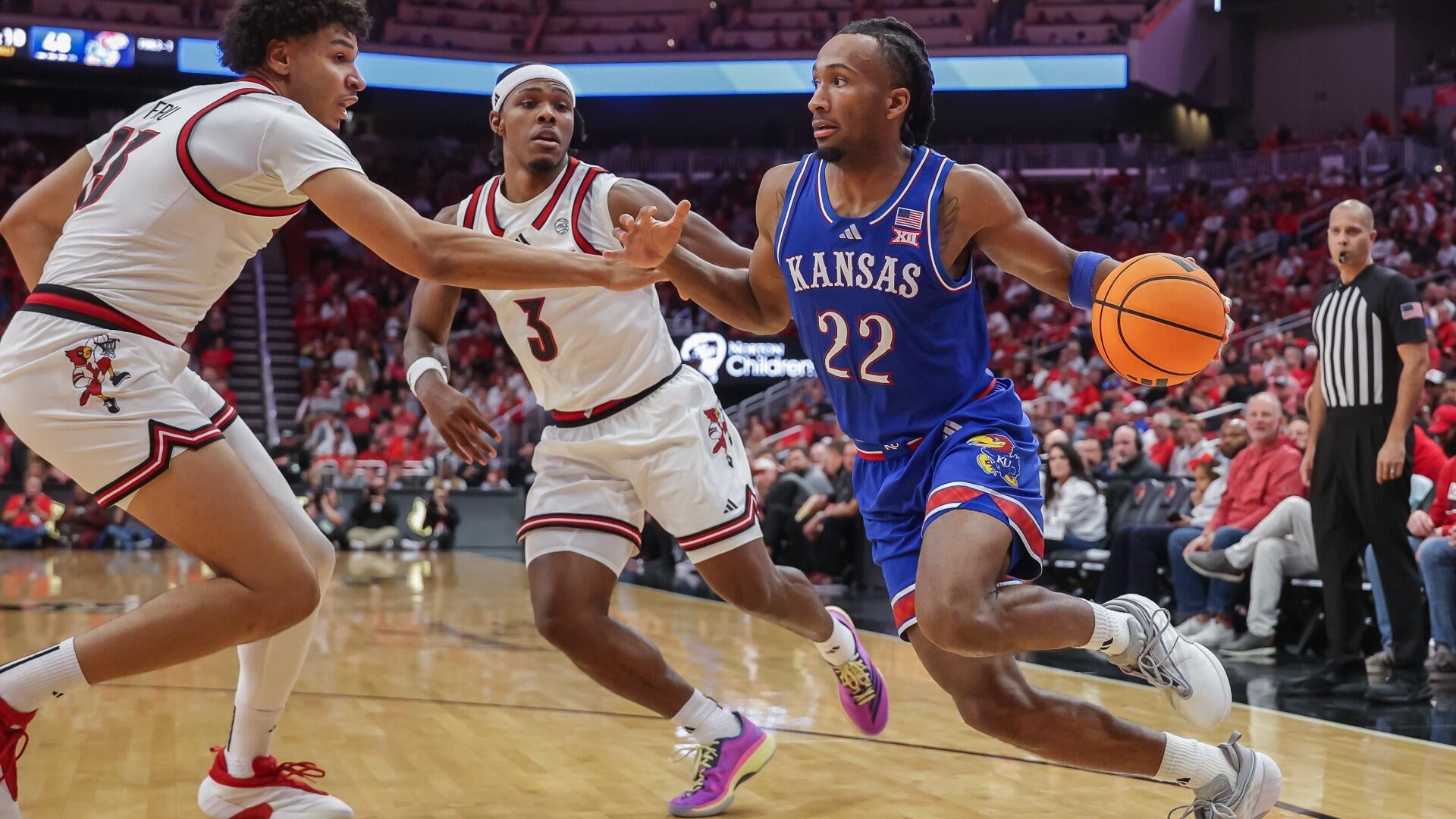 No.1 Recruit In Nation Darryn Peterson Makes Kansas Debut Stream of ...