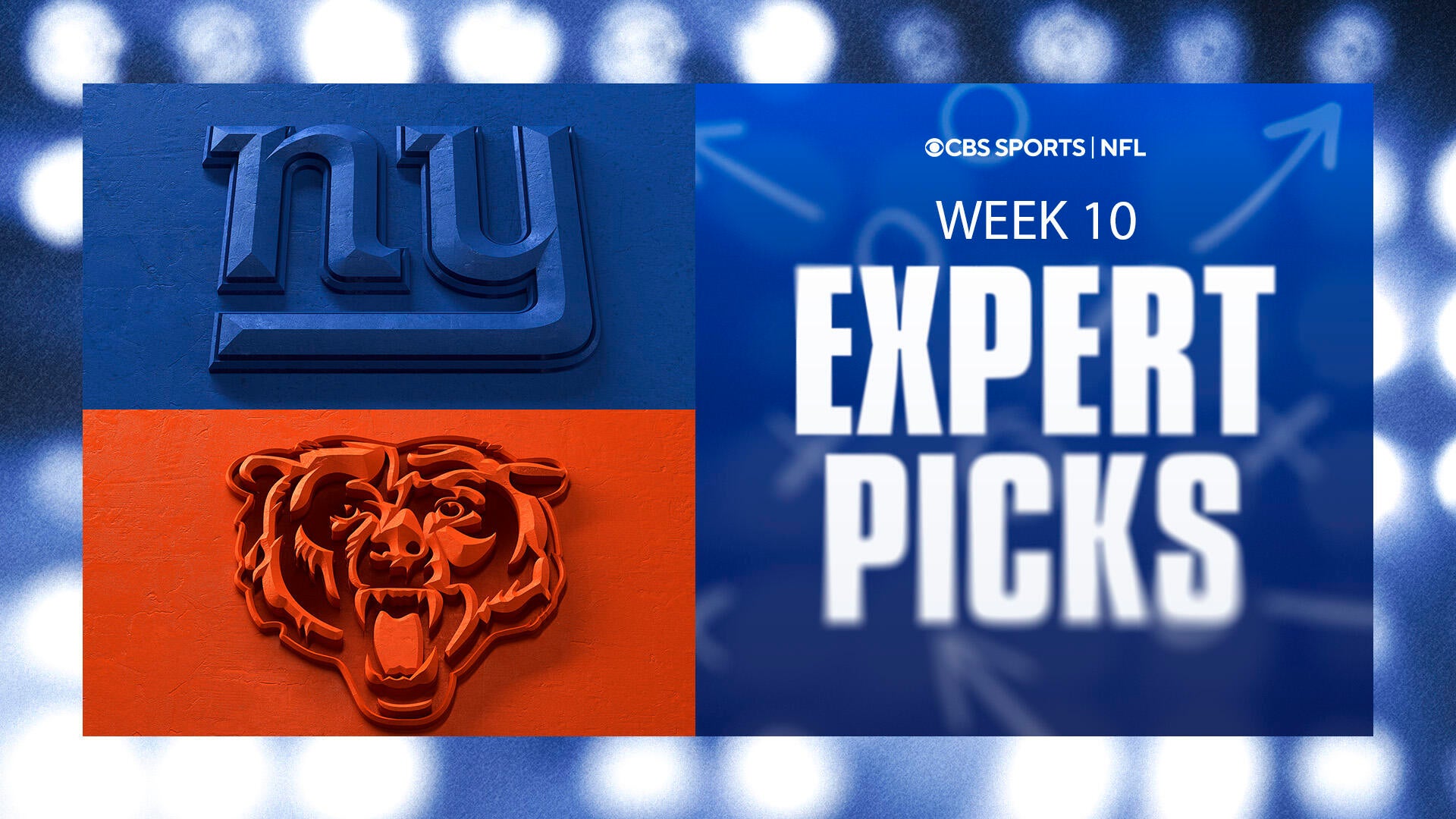 Week 10 NFL Picks: Giants at Bears Stream of National Football League - CBS Sports