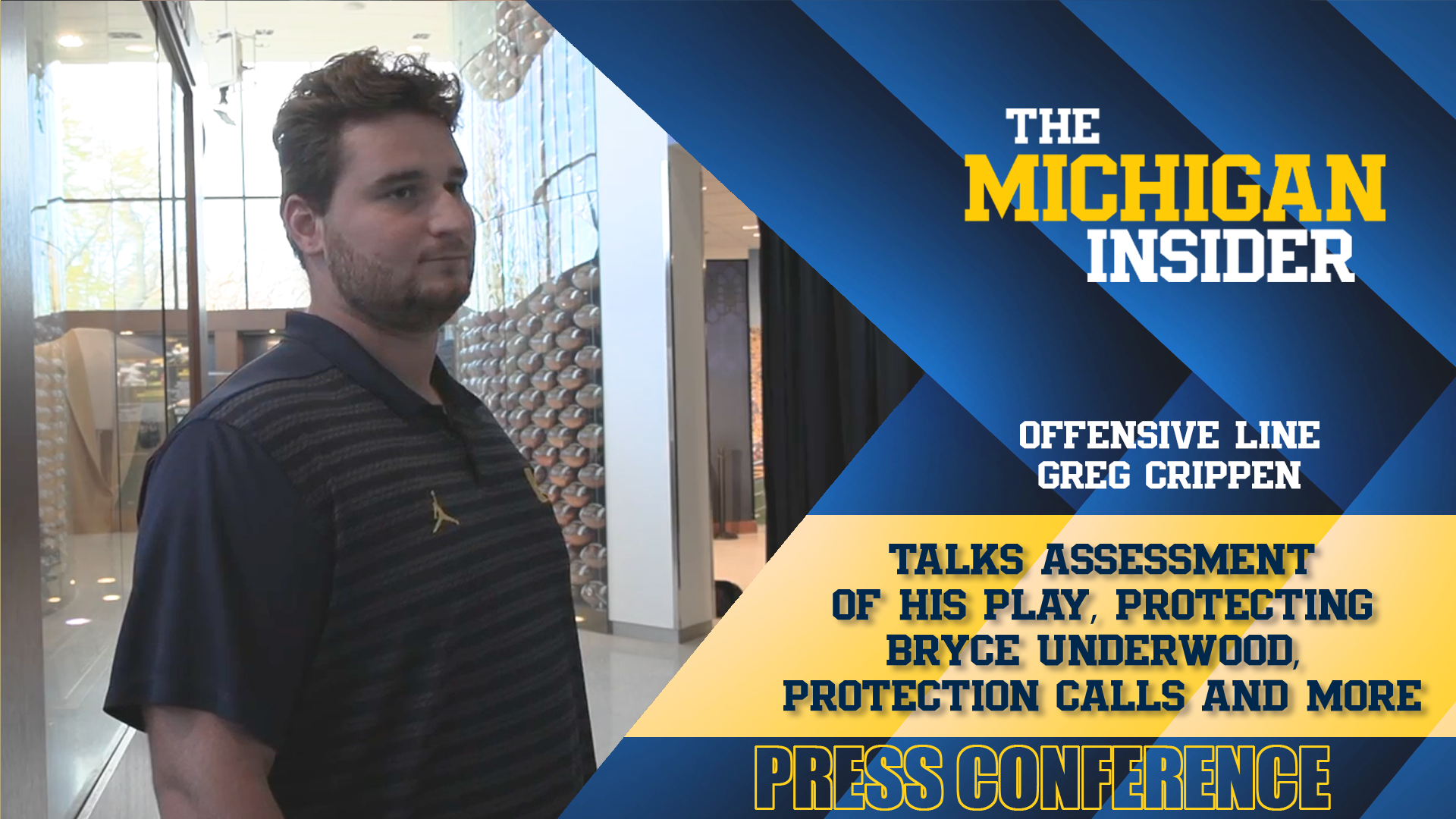 TMI - Michigan Presser - OL Greg Crippen talks assessment of his play ...