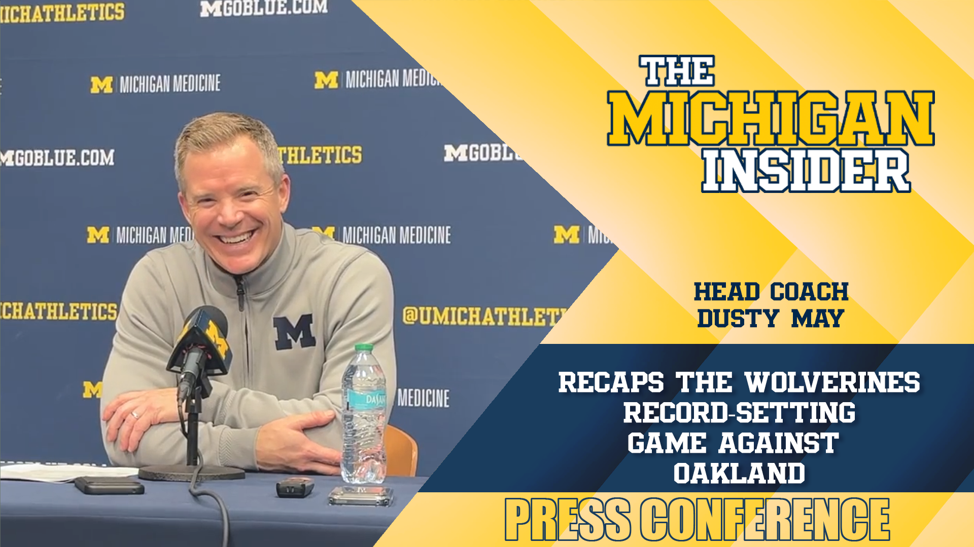 TMI - Michigan Basketball Presser - Dusty May recaps the Wolverines ...