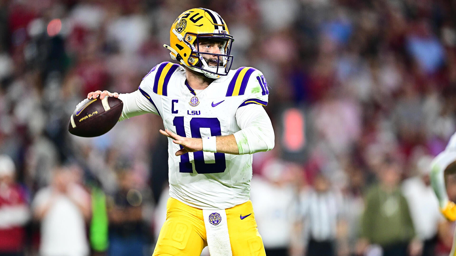 Garrett Nussmeier Was Pulled From The Second Quarter vs Alabama Stream ...