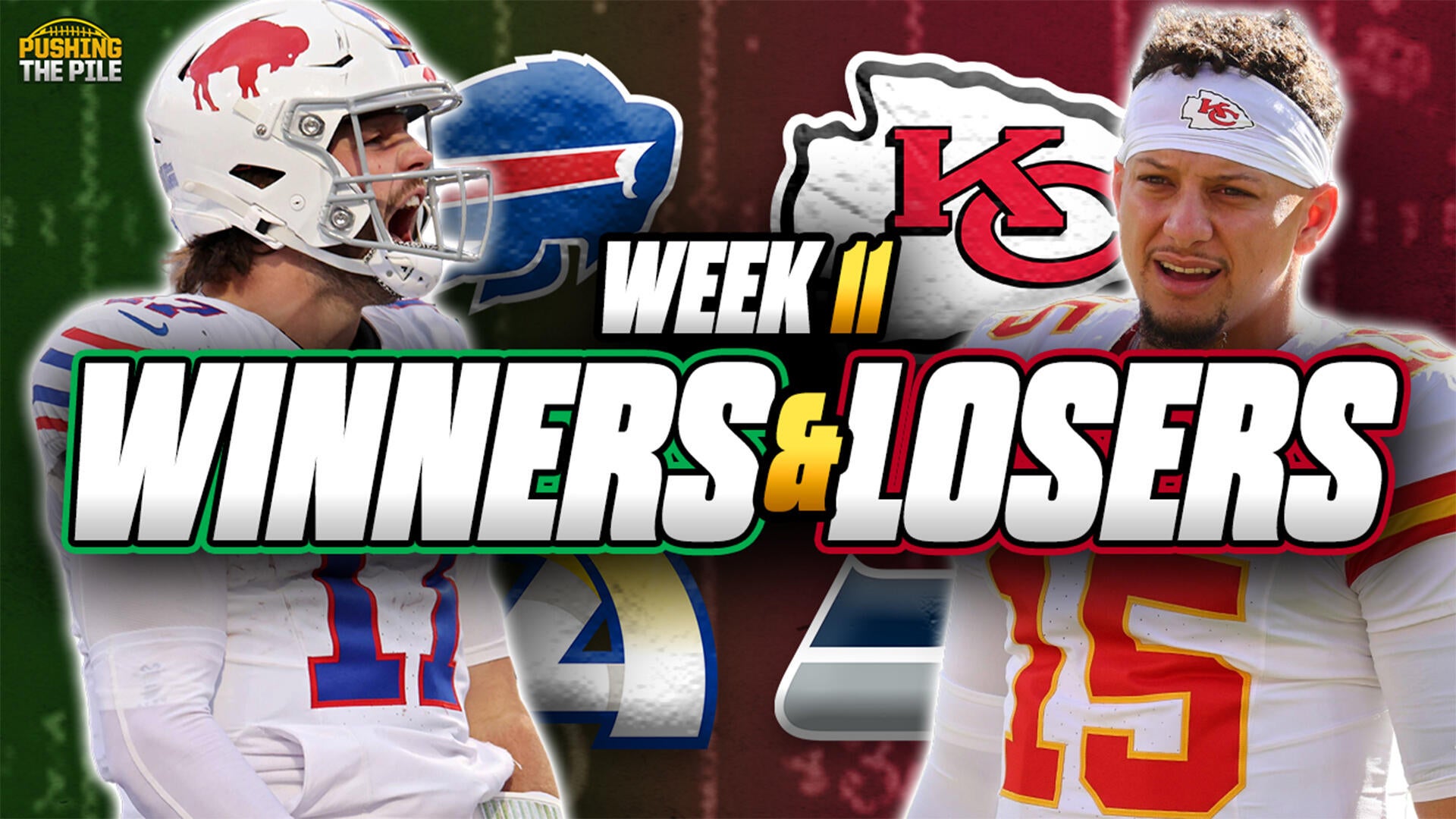 Pushing The Pile - NFL Week 11 Recap For EVERY GAME: Lions-Eagles SNF, SPIT-GATE, Broncos Top ...