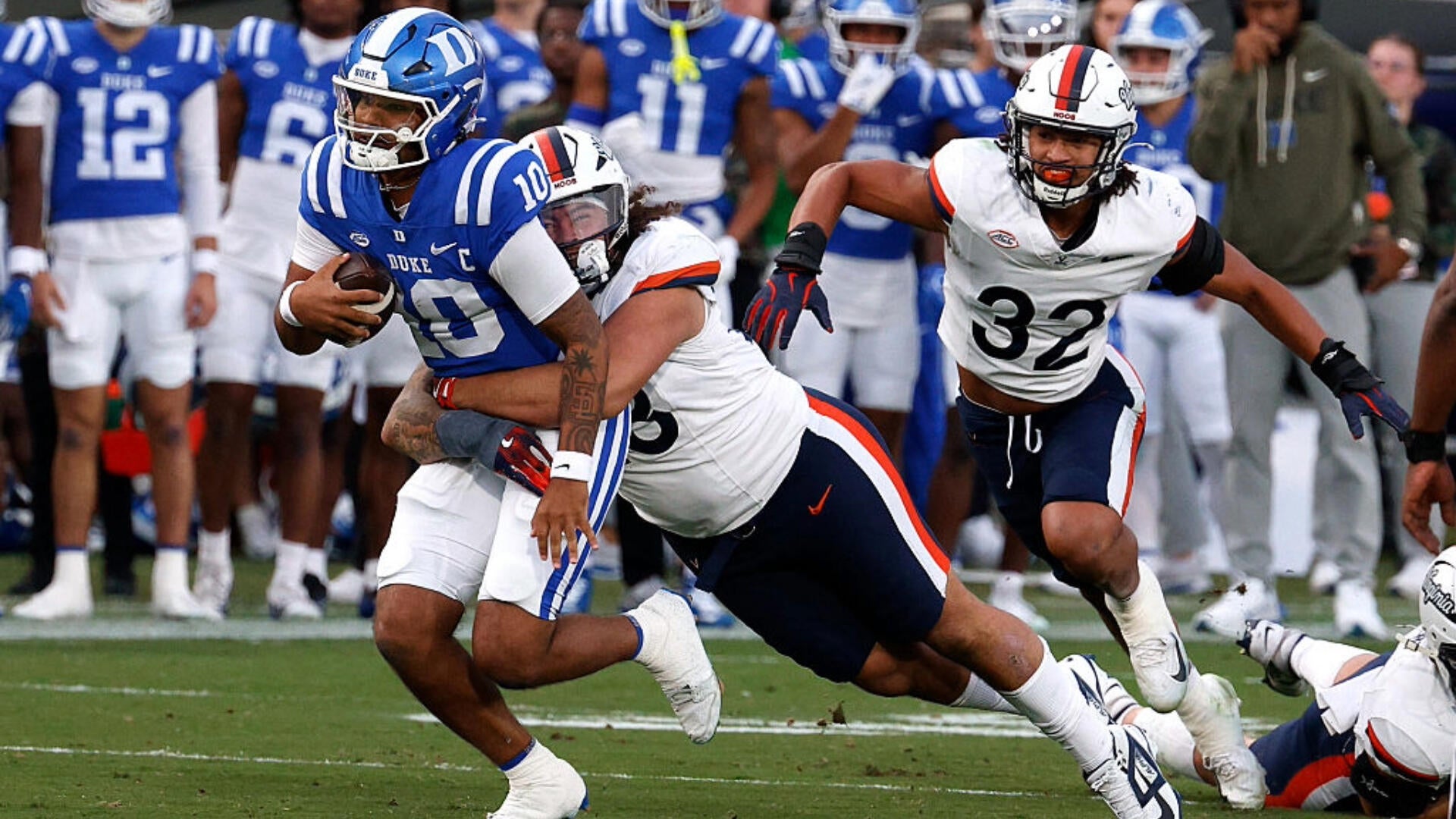 Virginia DL Jacob Holmes on what the Duke win shows Stream of General ...