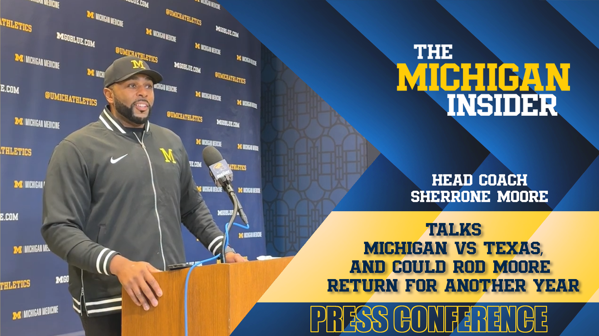 TMI - Michigan Presser - HC Sherrone Moore talks about how NIL has ...