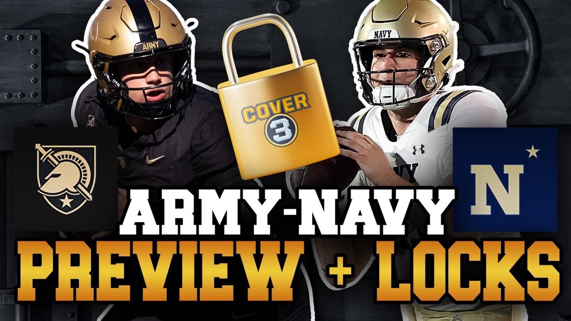 Army-Navy Preview & Weekend LOCKS | Cover 3 Stream of NCAA Football ...