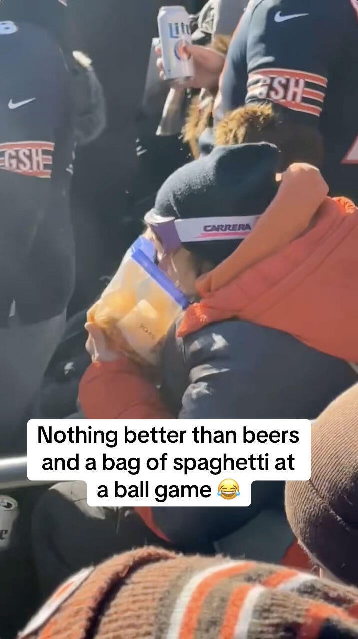 Bears, beer & a bag of spaghetti Stream of National Football League ...