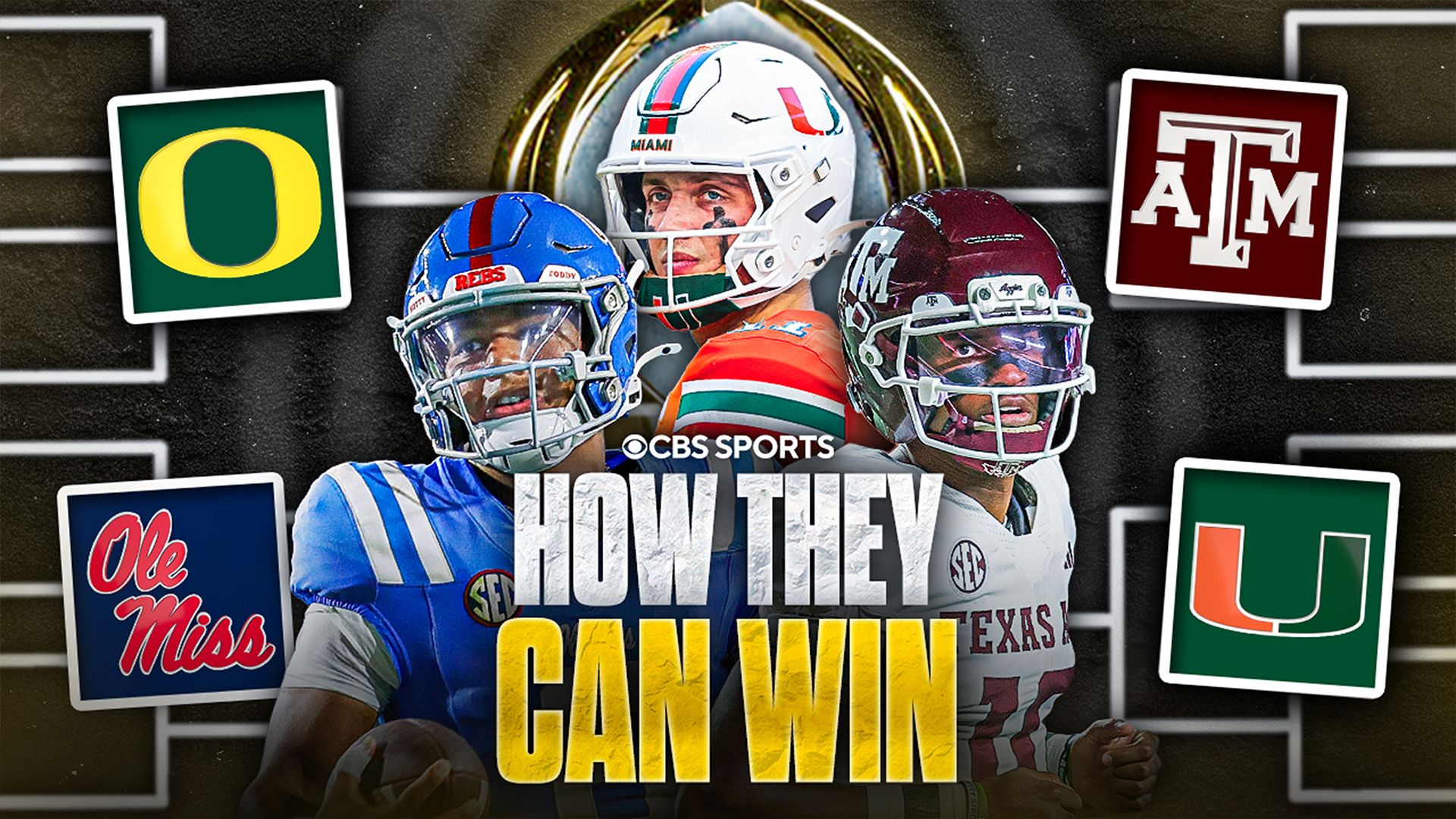 How Each Team In The CFP Could Win The National Title Stream of General ...
