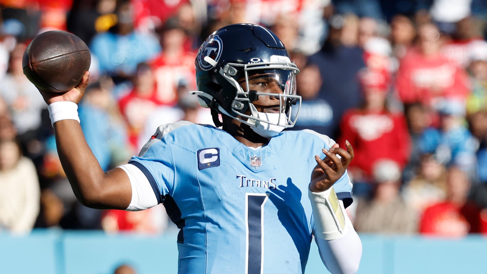 On Field Reaction: Cam Ward Talks Win Over Chiefs Stream of National ...