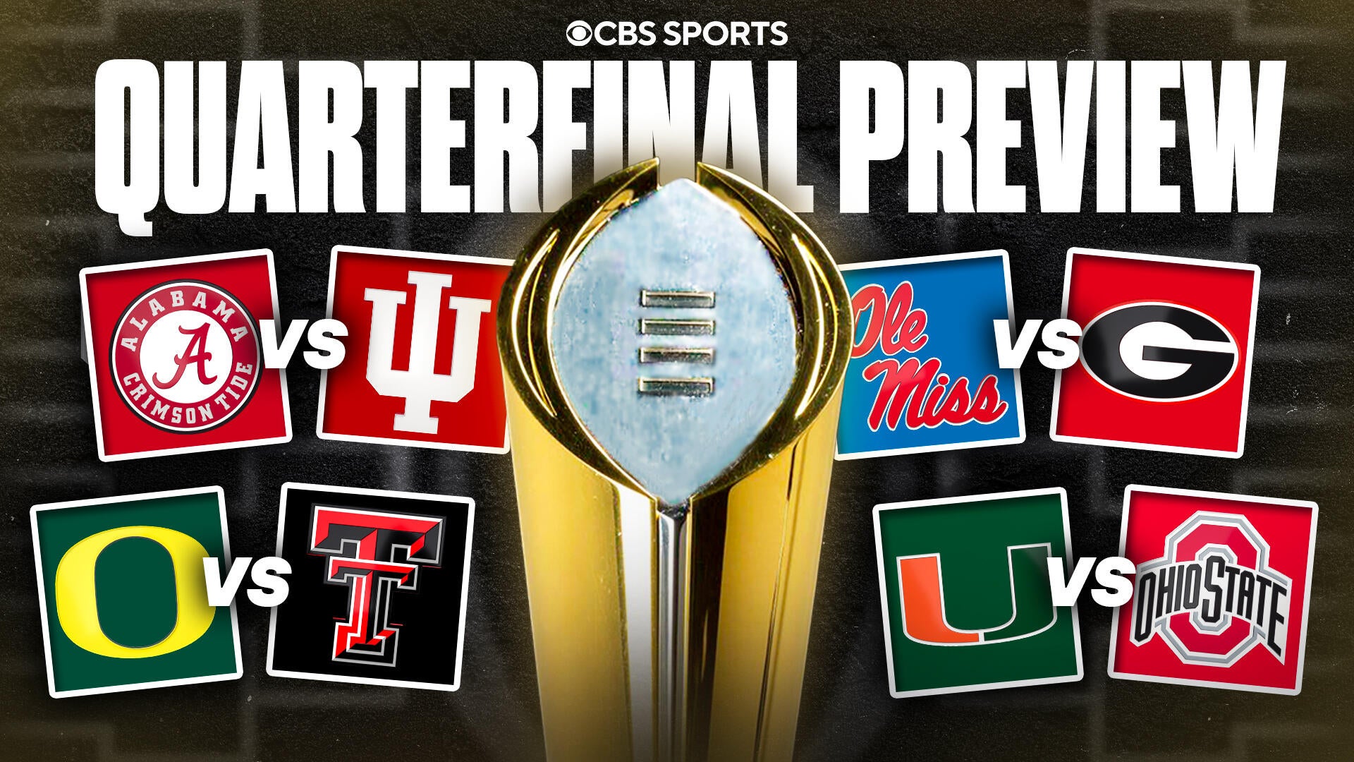 College Football Playoff Quarterfinal: Ranking EVERY Matchup Stream of ...