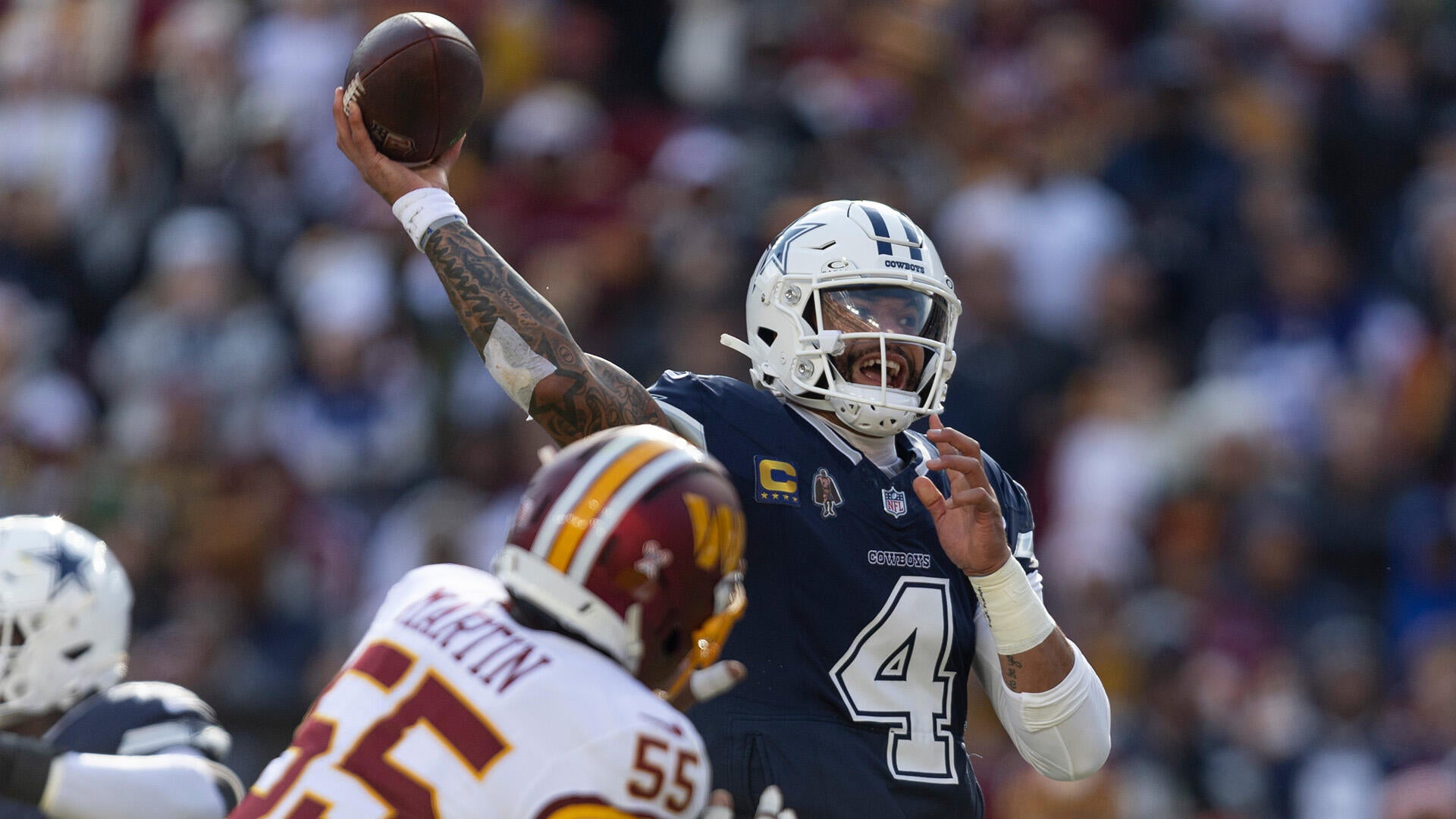 Highlights: Cowboys vs Commanders (12/25) Stream of National Football ...