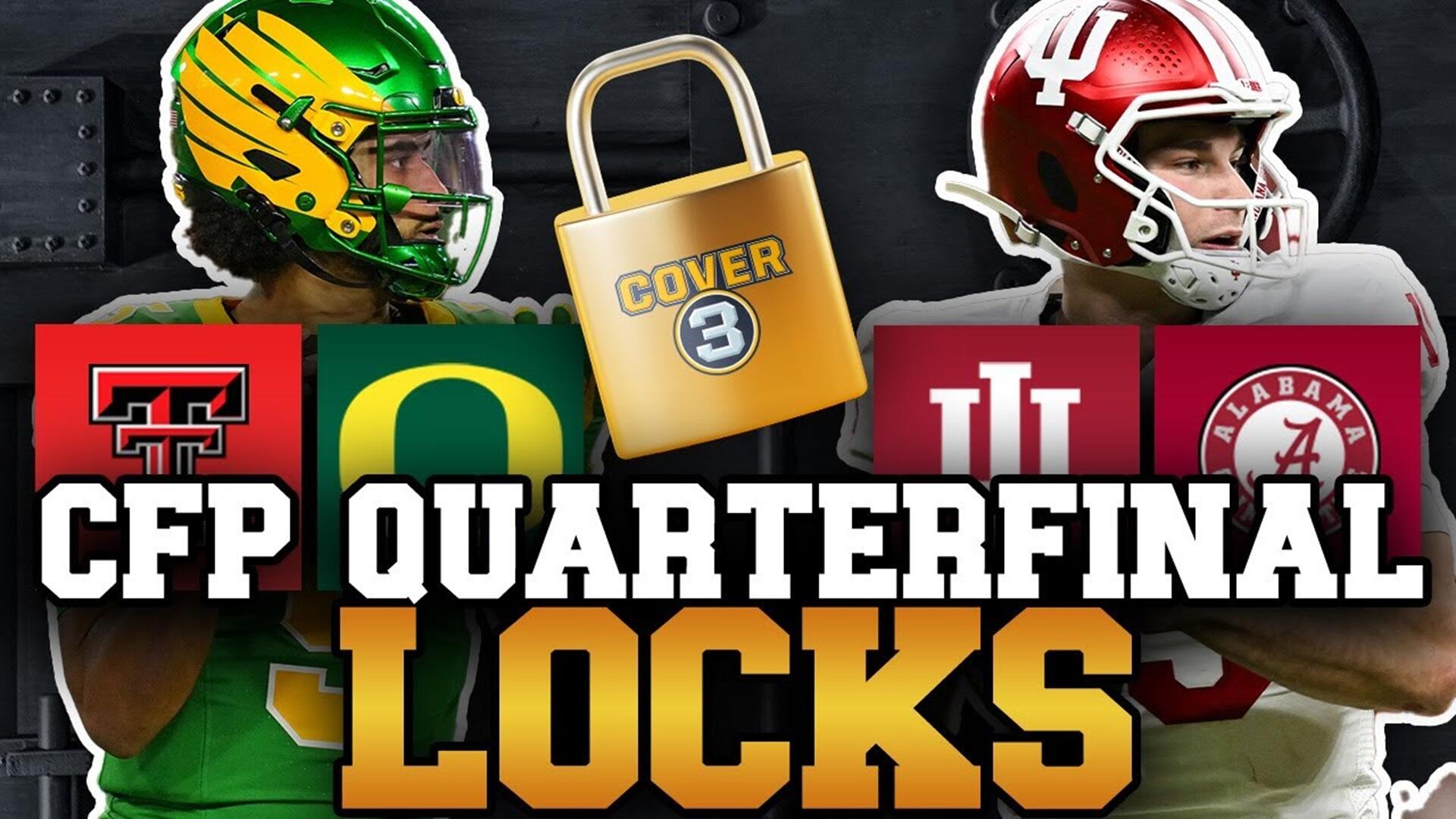 College Football Playoff Quarterfinal LOCKS | Cover 3 Stream of NCAA ...