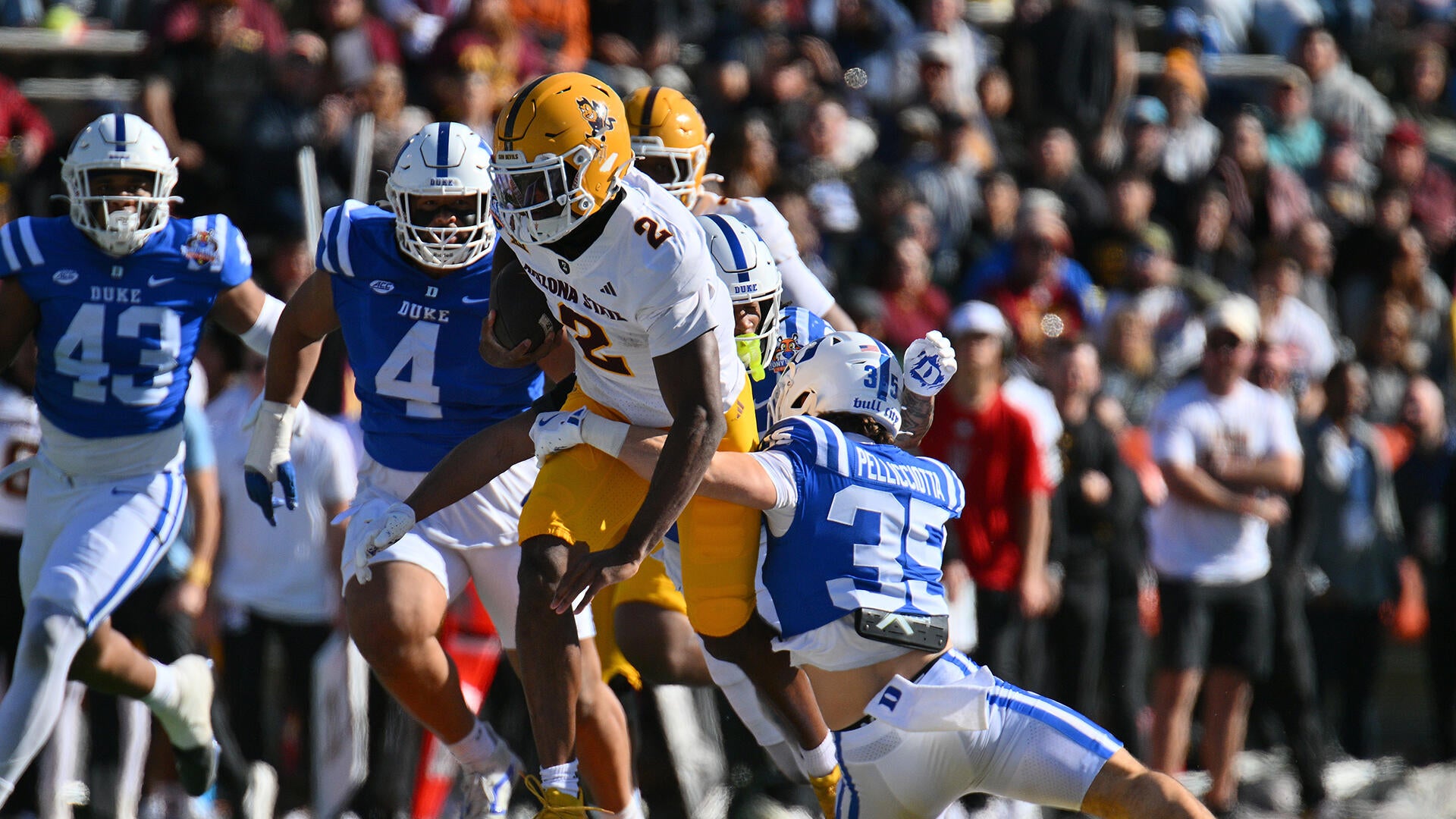 Duke Beats Arizona State, But Not Without A Fight From Jeff Sims Stream ...