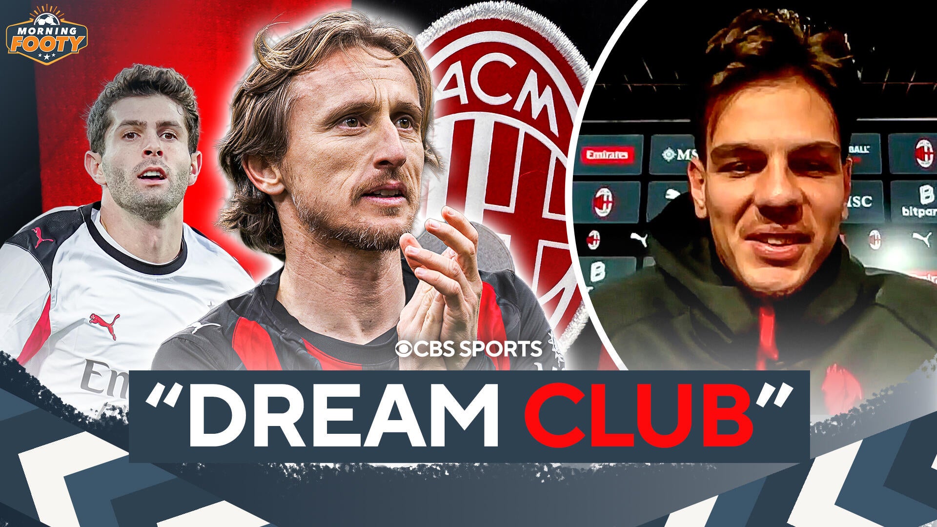 Milan's Ardon Jashari on playing with Pulisic & Modrić - Morning Footy ...